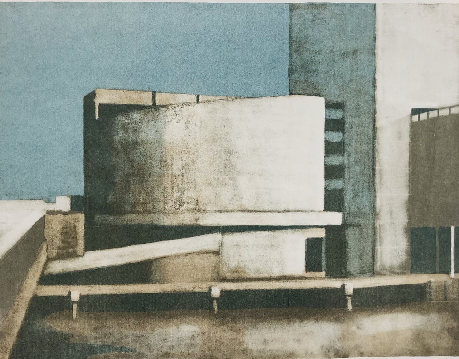 Hans Koopman - uit de serie Rotterdam lithostad Verkocht | Kunstveiling.nl