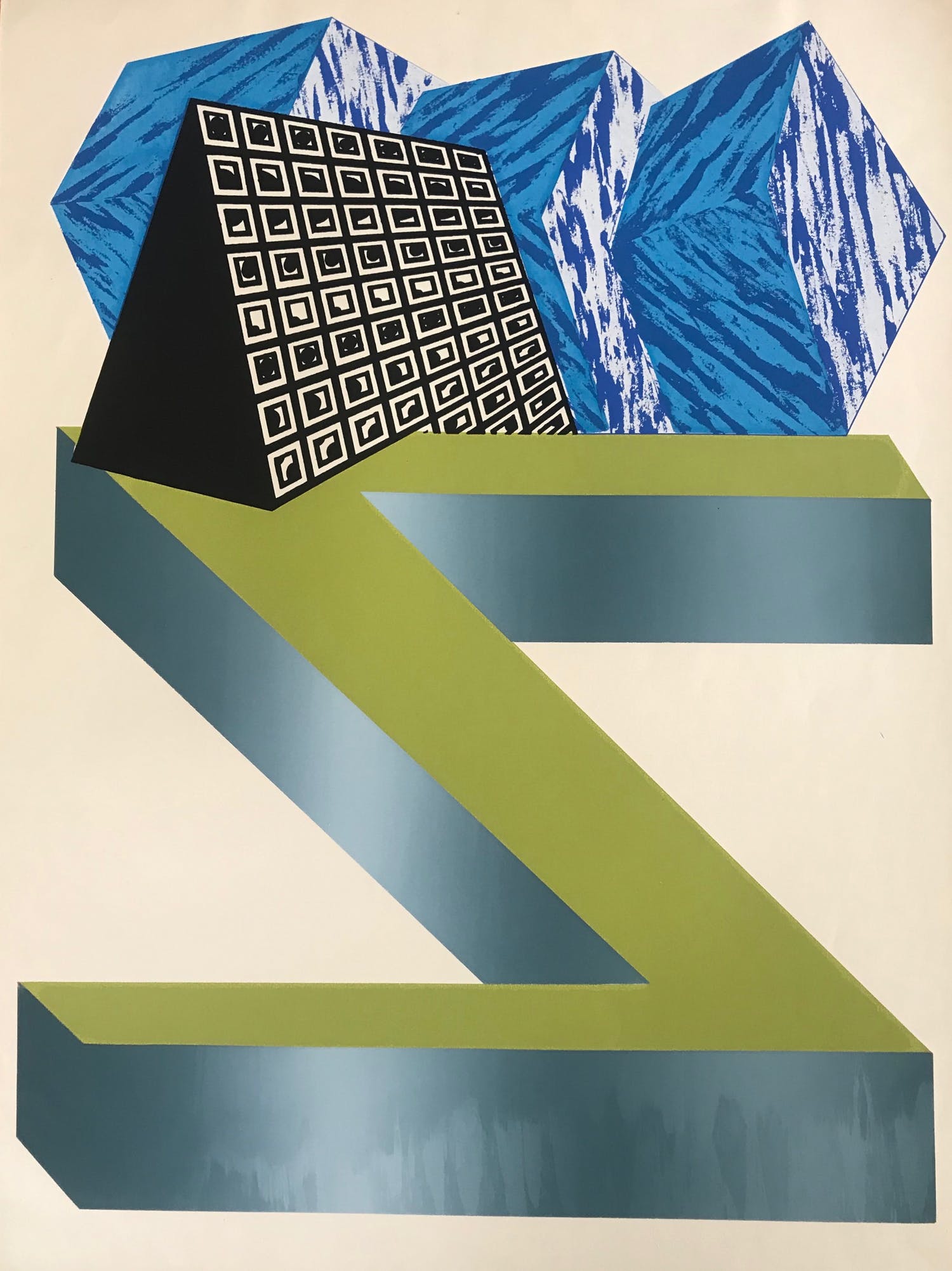 Michael Challenger - Zeefdruk - Gesigneerd - 1967 - Artist Proof ...