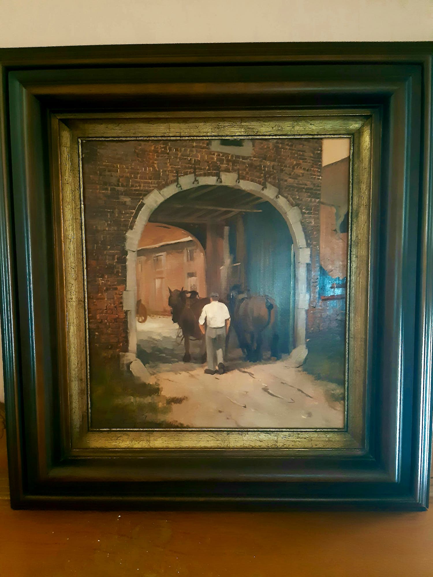 Leon Engelen - Boer met tweespan kopen? Bied vanaf 500! | Kunstveiling.nl