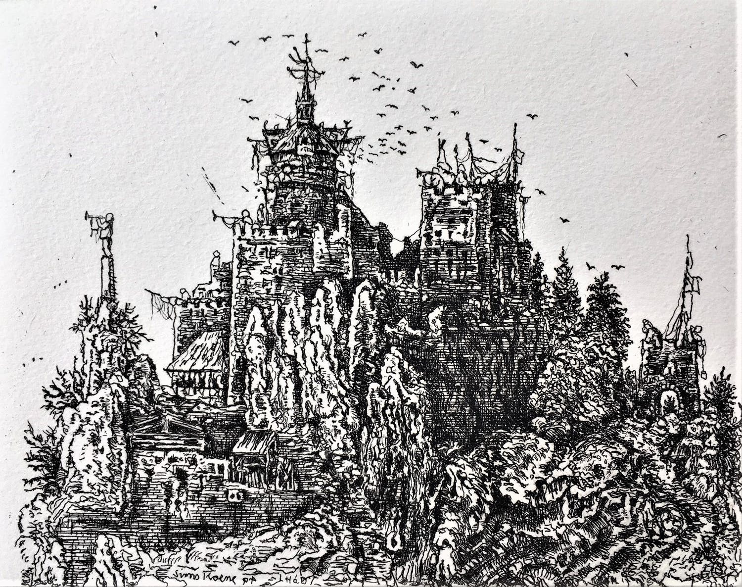 Simon Koene - Het kasteel Verkocht | Kunstveiling.nl