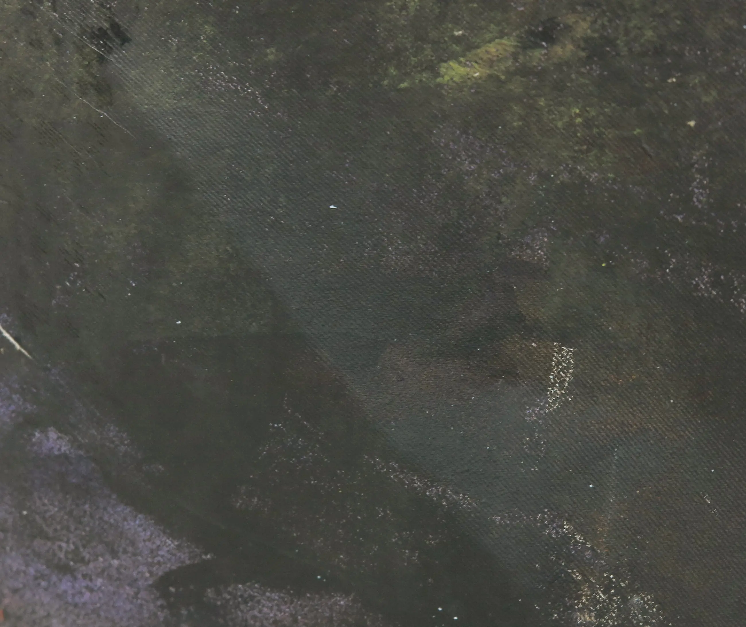 Tim Benjamin - Acryl op doek, Dr. Frankenstein searching the graveyard ...