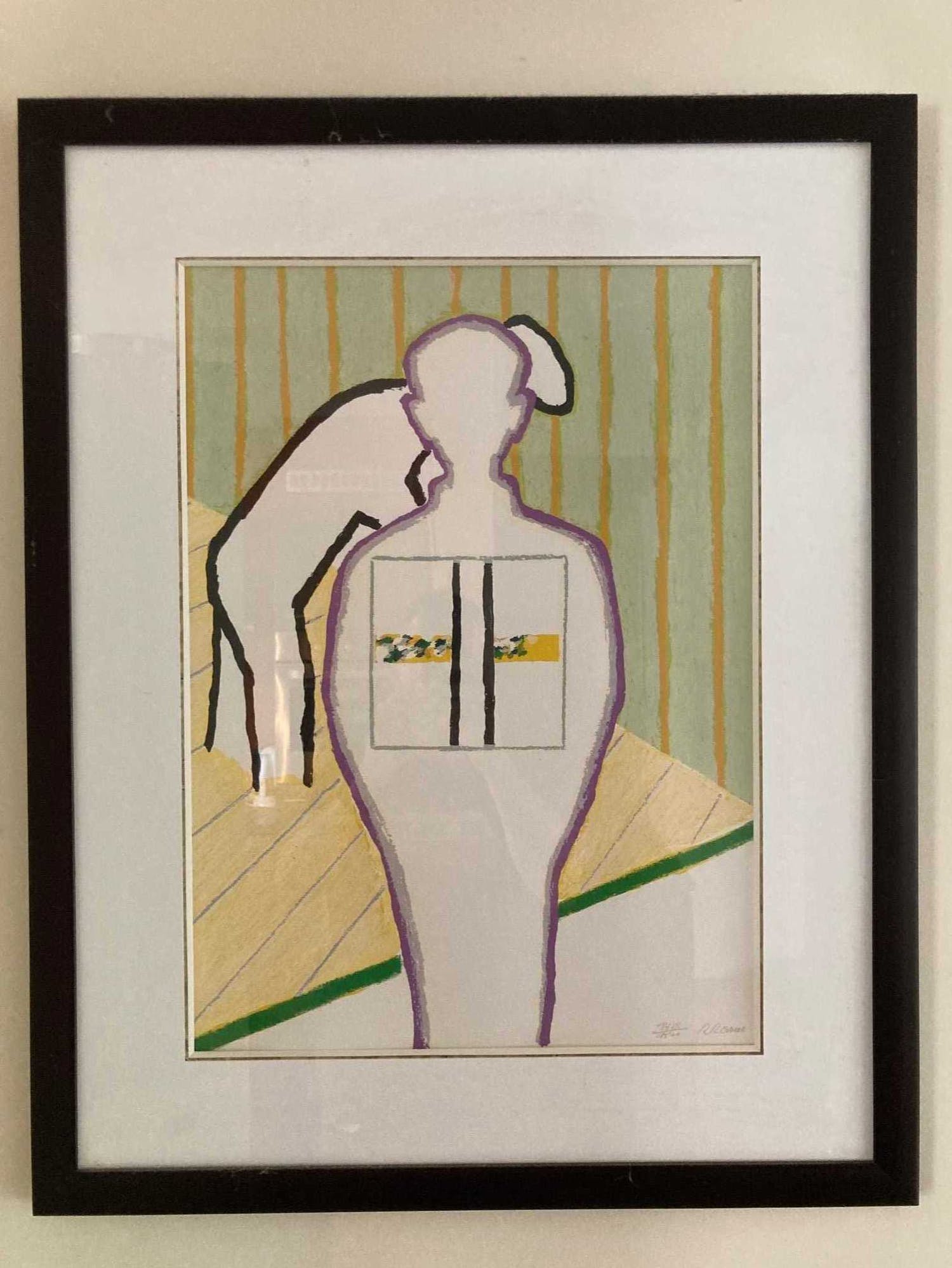 Roger Raveel - Vader en zoon (I) Verkocht | Kunstveiling.nl