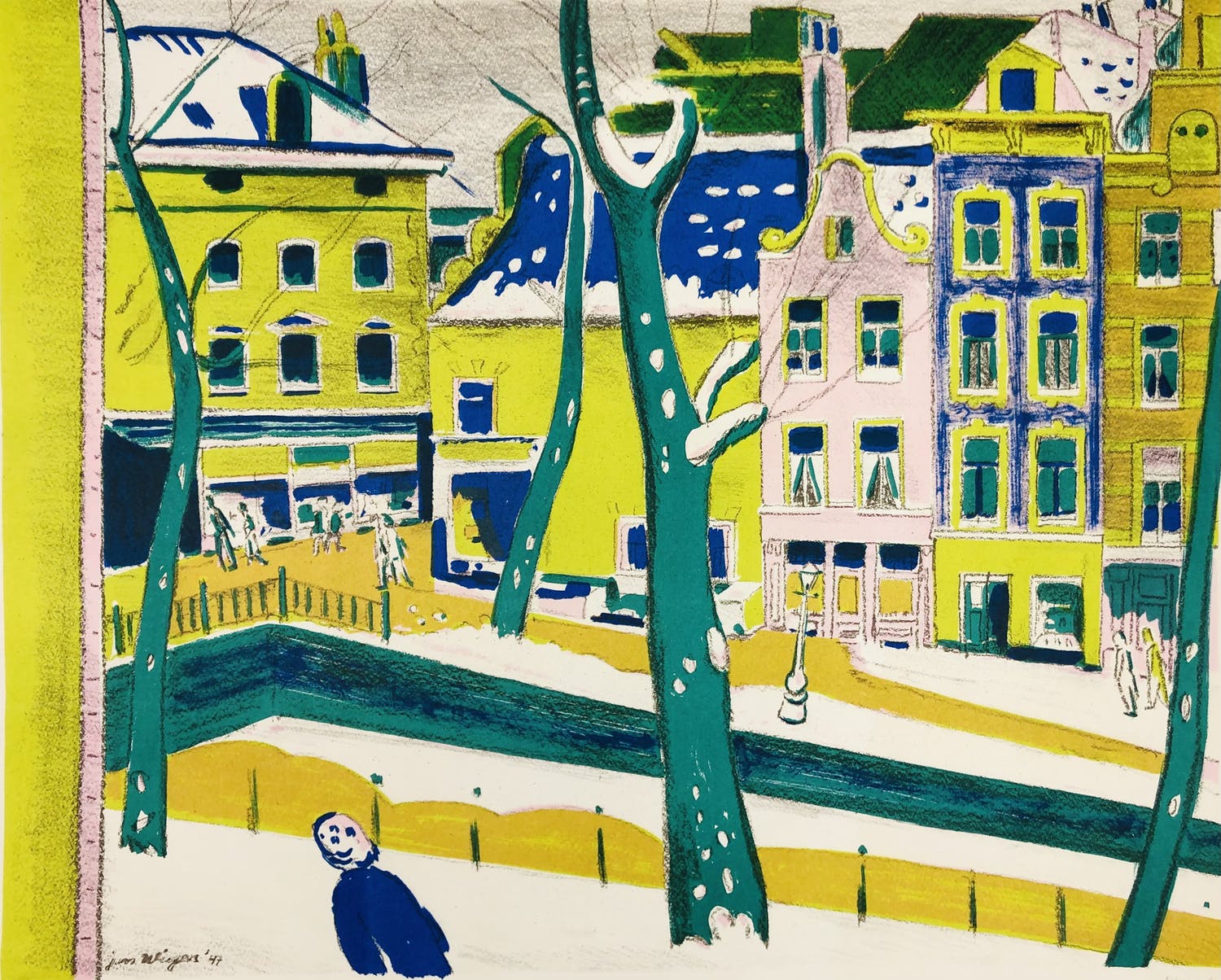 Jan Wiegers - zonder titel Verkocht | Kunstveiling.nl