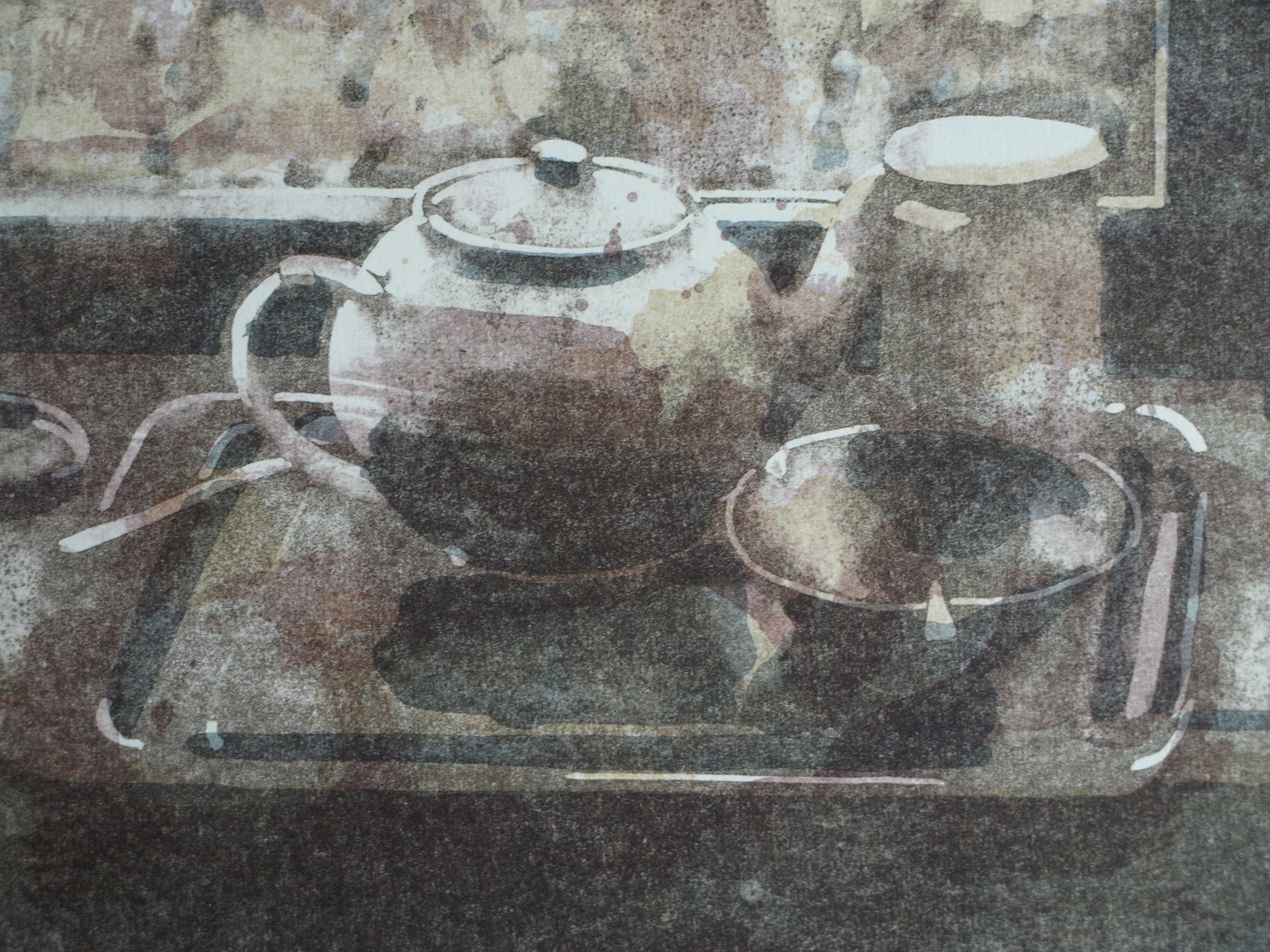 Hans Koopman - Litho , Zonder titel – gesigneerd – Gelderse Grafiekmap ...