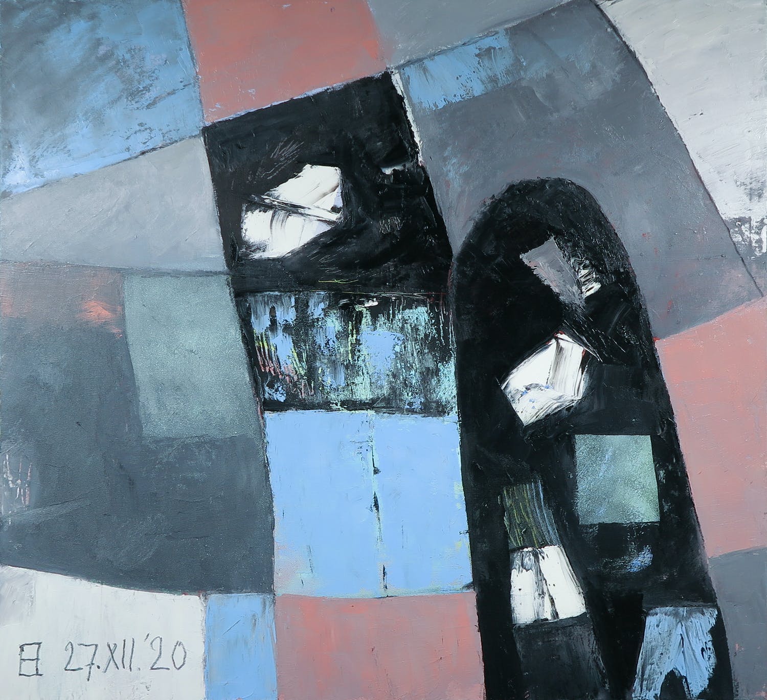 Philip Vencken - Olieverf op doek, Landschap (Groot) Verkocht | Kunstveiling.nl