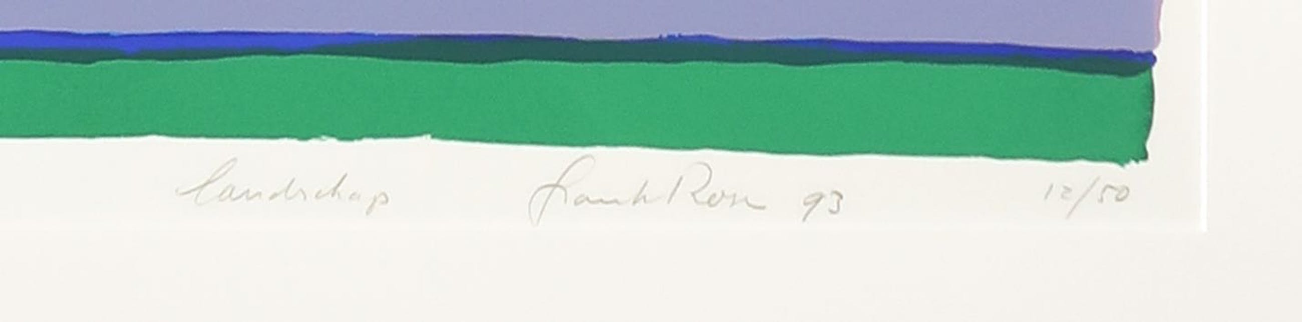 Frank Rosen - Zeefdruk, Landschap Verkocht | Kunstveiling.nl