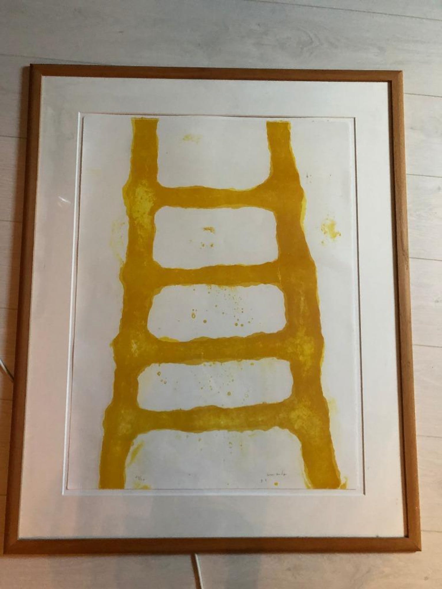 Armando - ' De Ladder' | 'Der Leiter' Verkocht | Kunstveiling.nl