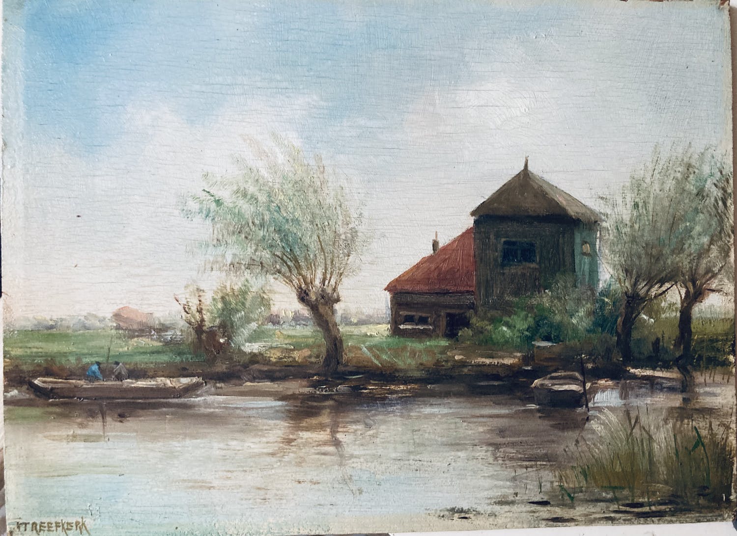 Carl August Streefkerk - Landschap Verkocht | Kunstveiling.nl
