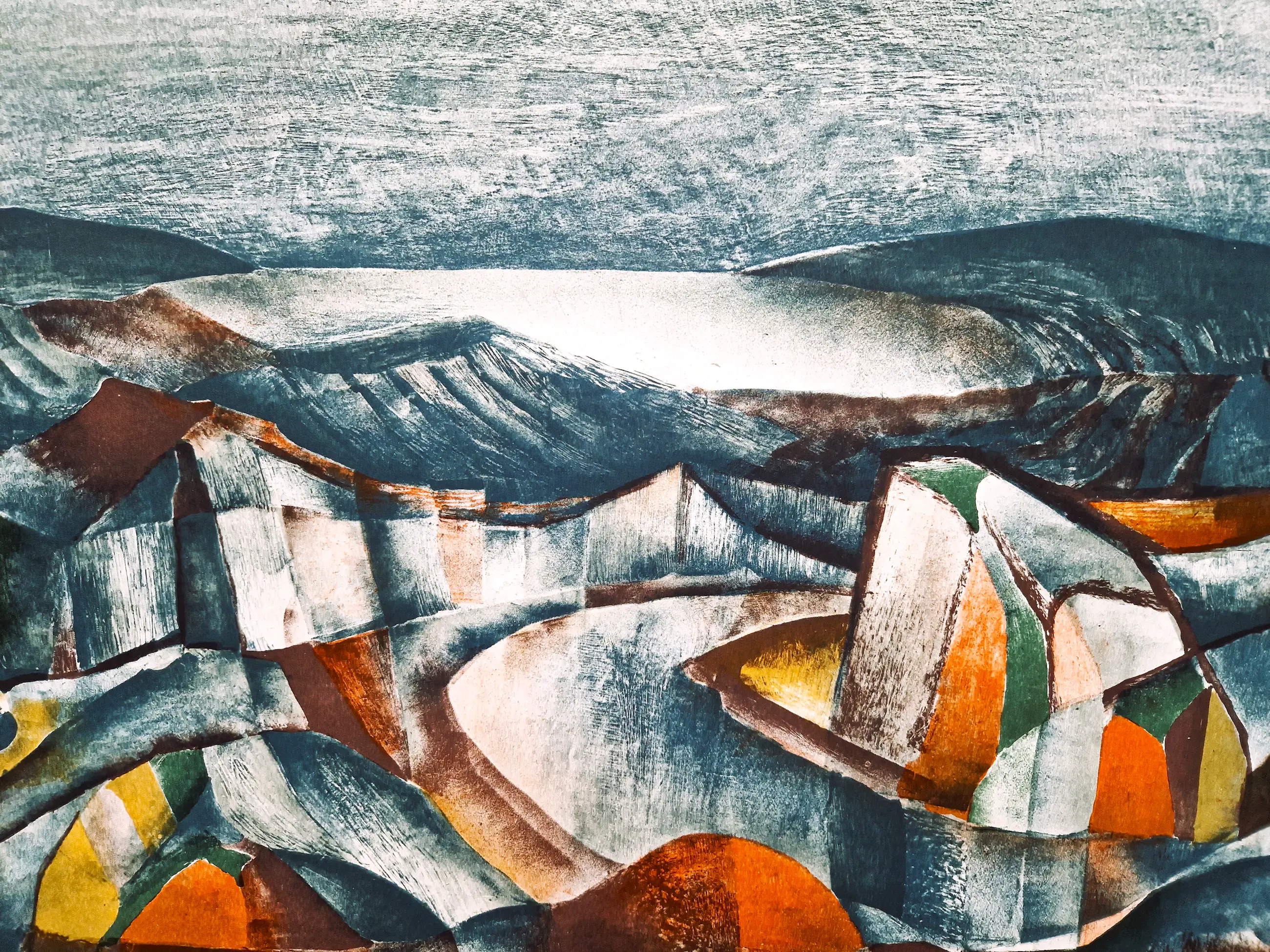 Rudolf Weissauer - 1958 - original epreuve d'Artist farb Lithographie ...