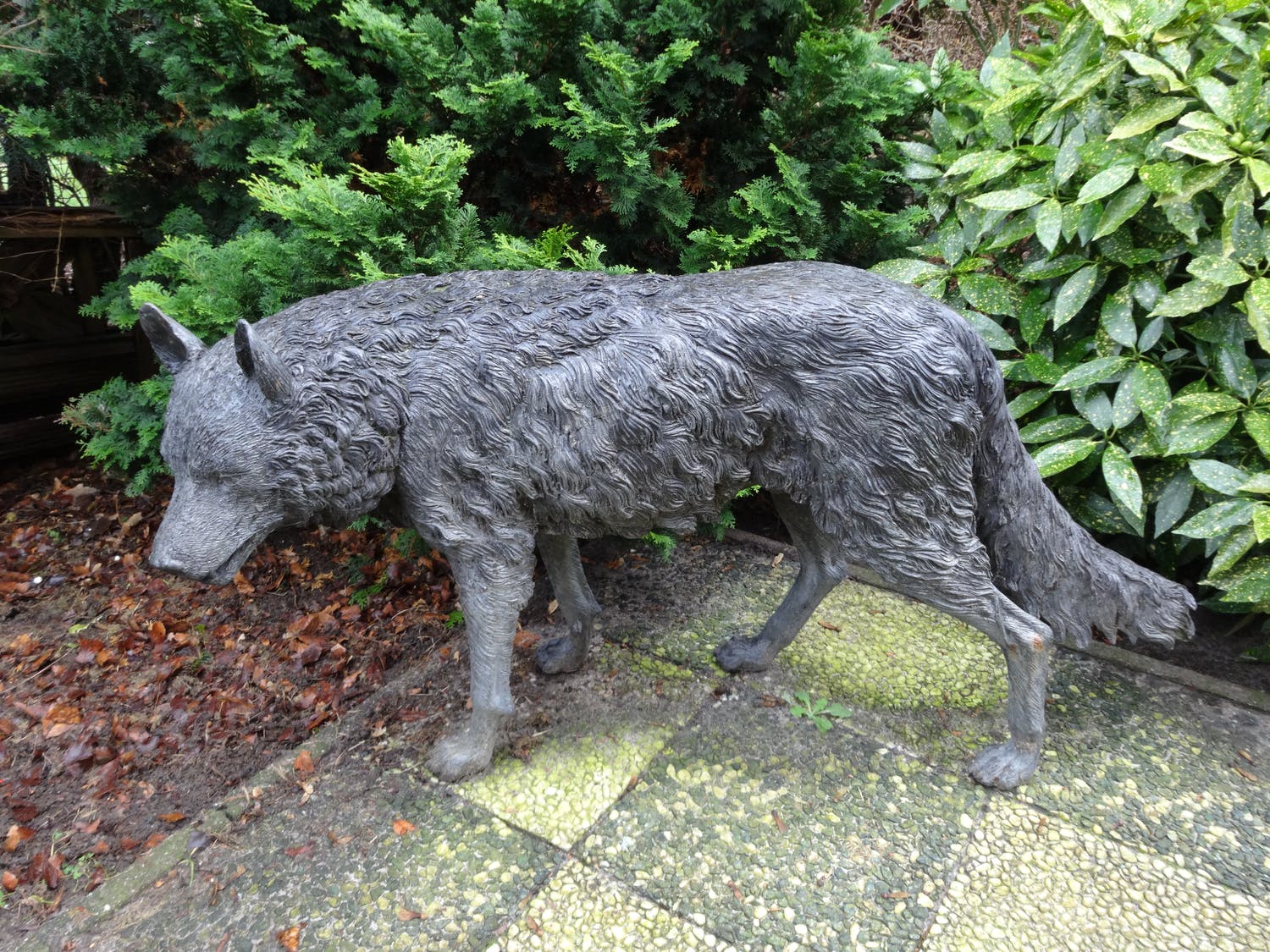 Brons - Hond van bronzen Verkocht | Kunstveiling.nl