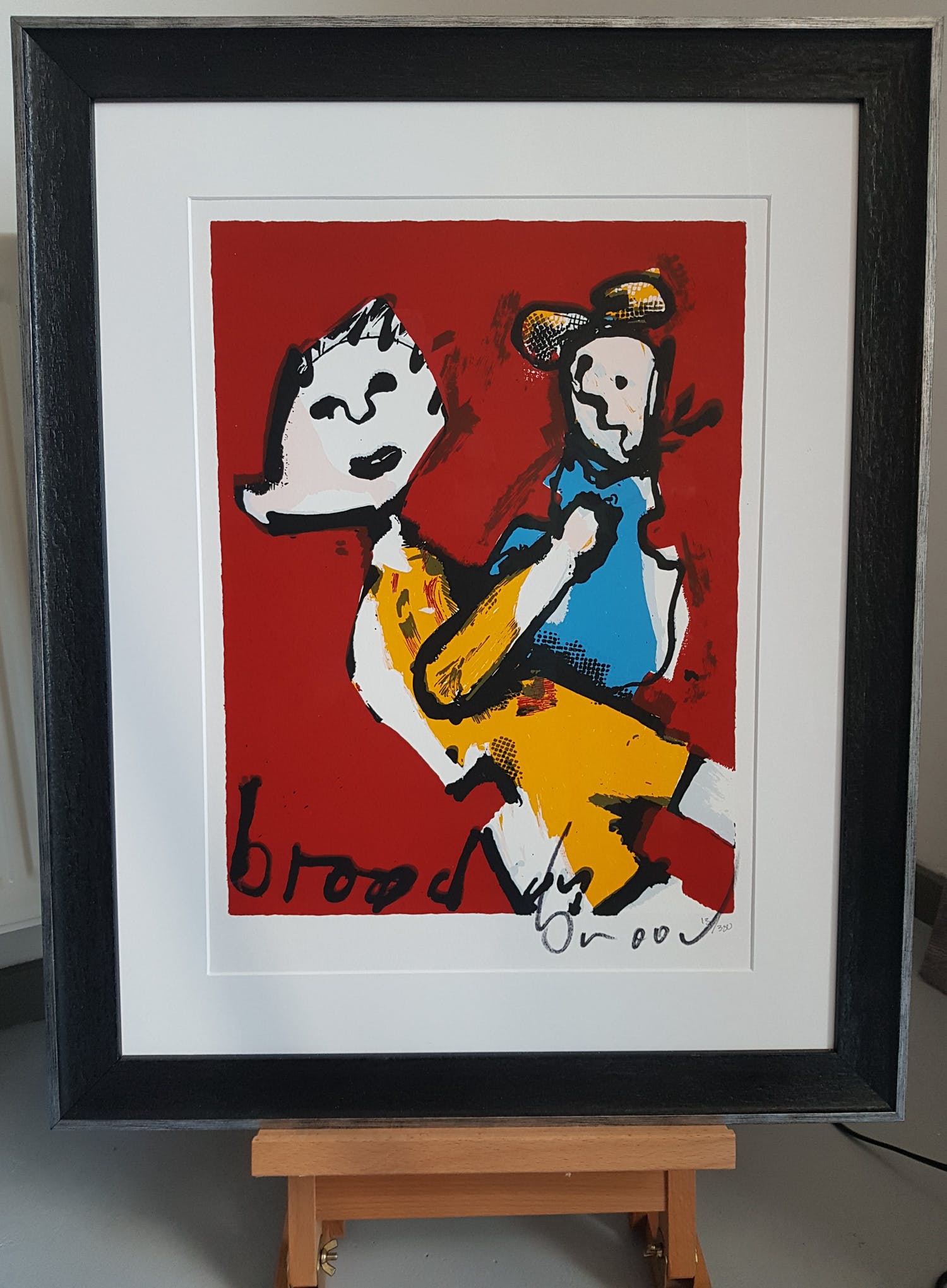 Herman Brood - HERMAN BROOD ‘MOEDER EN KIND’. NIEUWE HOUTEN LIJST MET ...