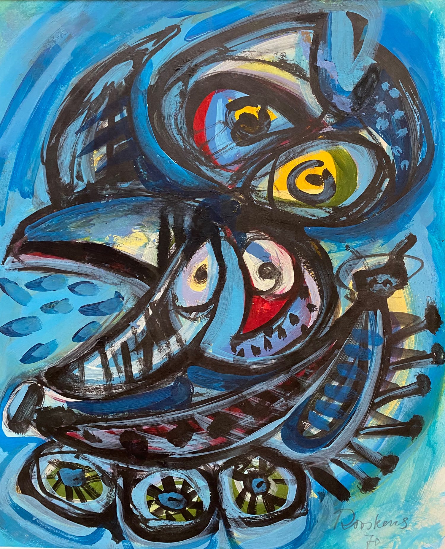 Anton Rooskens - Vrije compositie Verkocht | Kunstveiling.nl