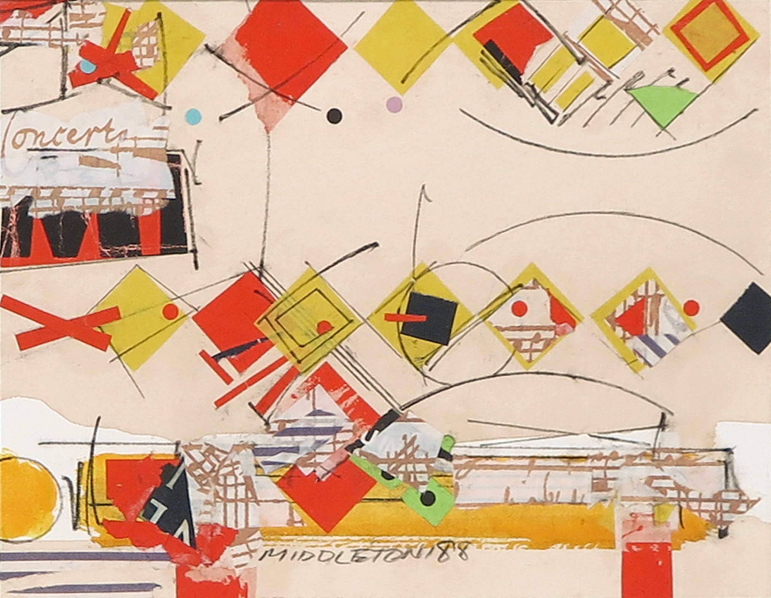 Sam Middleton - Collage, Zonder titel - Ingelijst sold! View the ... Sam Middleton - Collage, Zonder titel - Ingelijst sold! View the ...