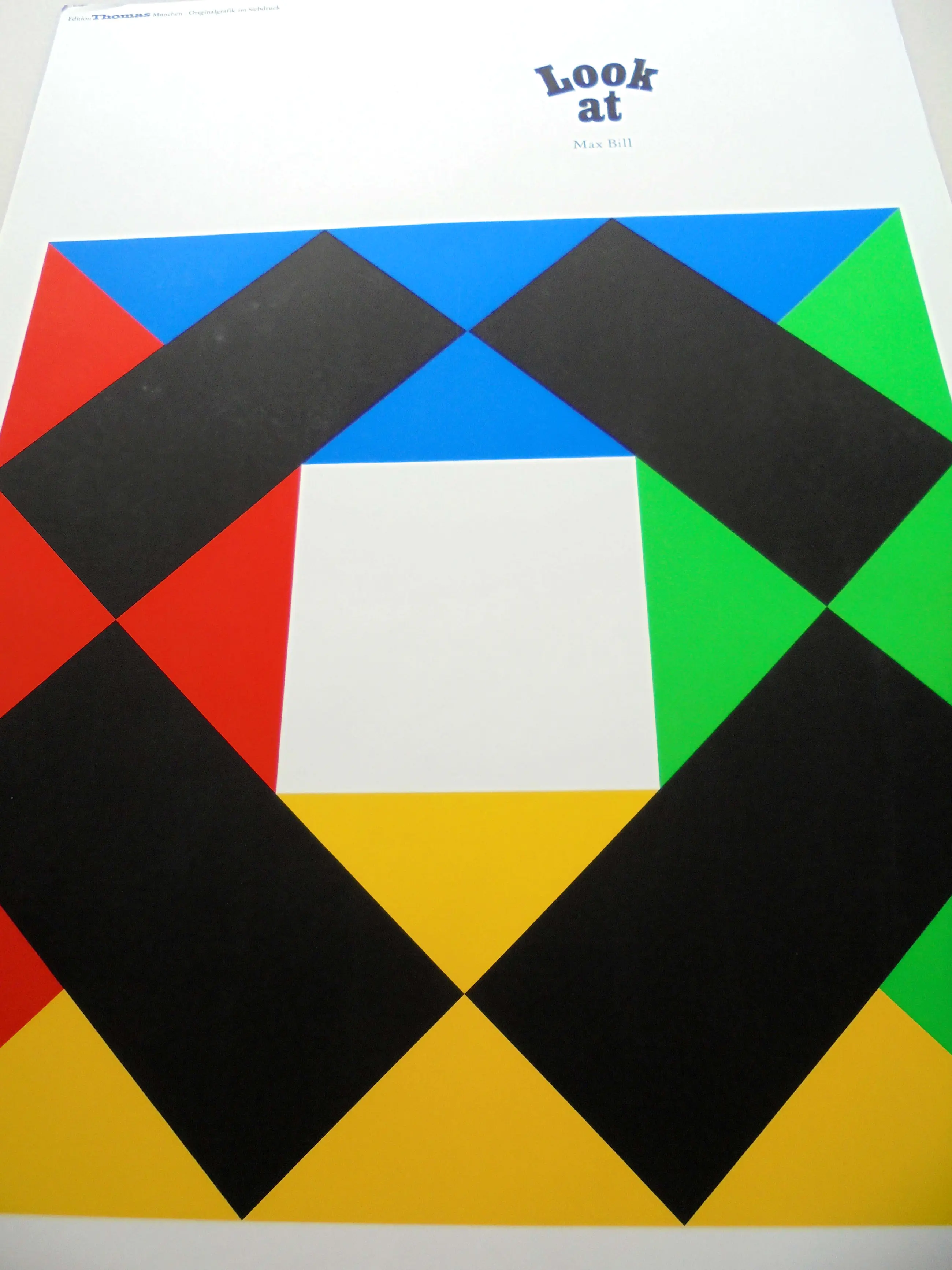 Max Bill - Geometrie in Kleur - Kleurenzeefdruk uit 1972 Verkocht ...