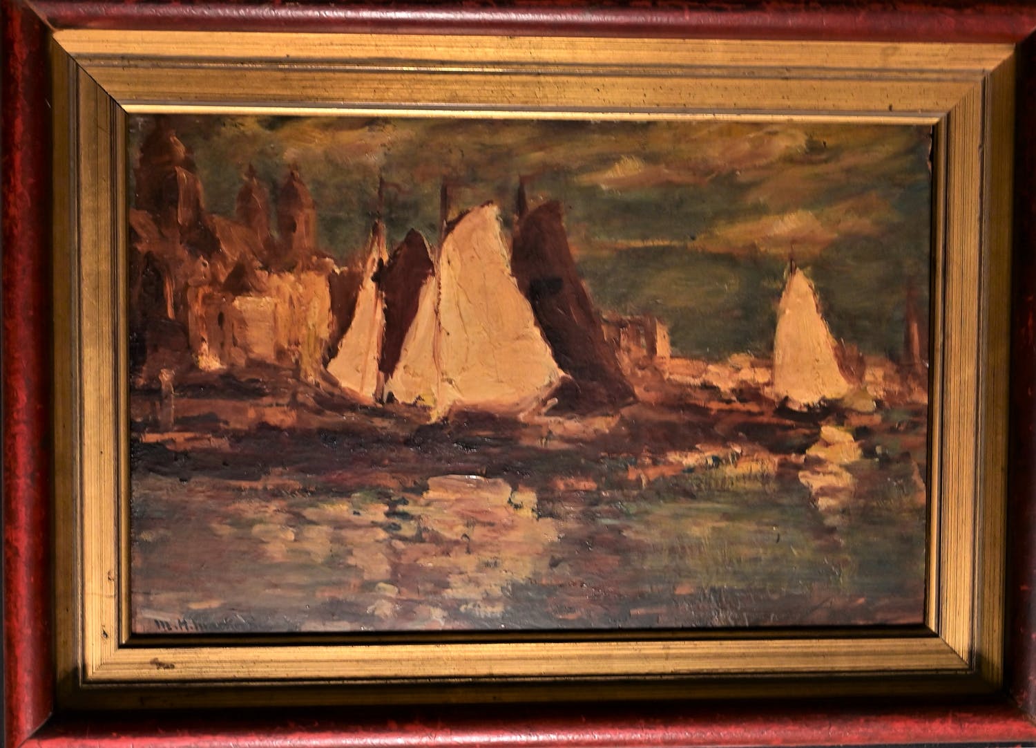 Maria Henry Mackenzie - Nicolaaskerk en het IJ te Amsterdam Verkocht ...