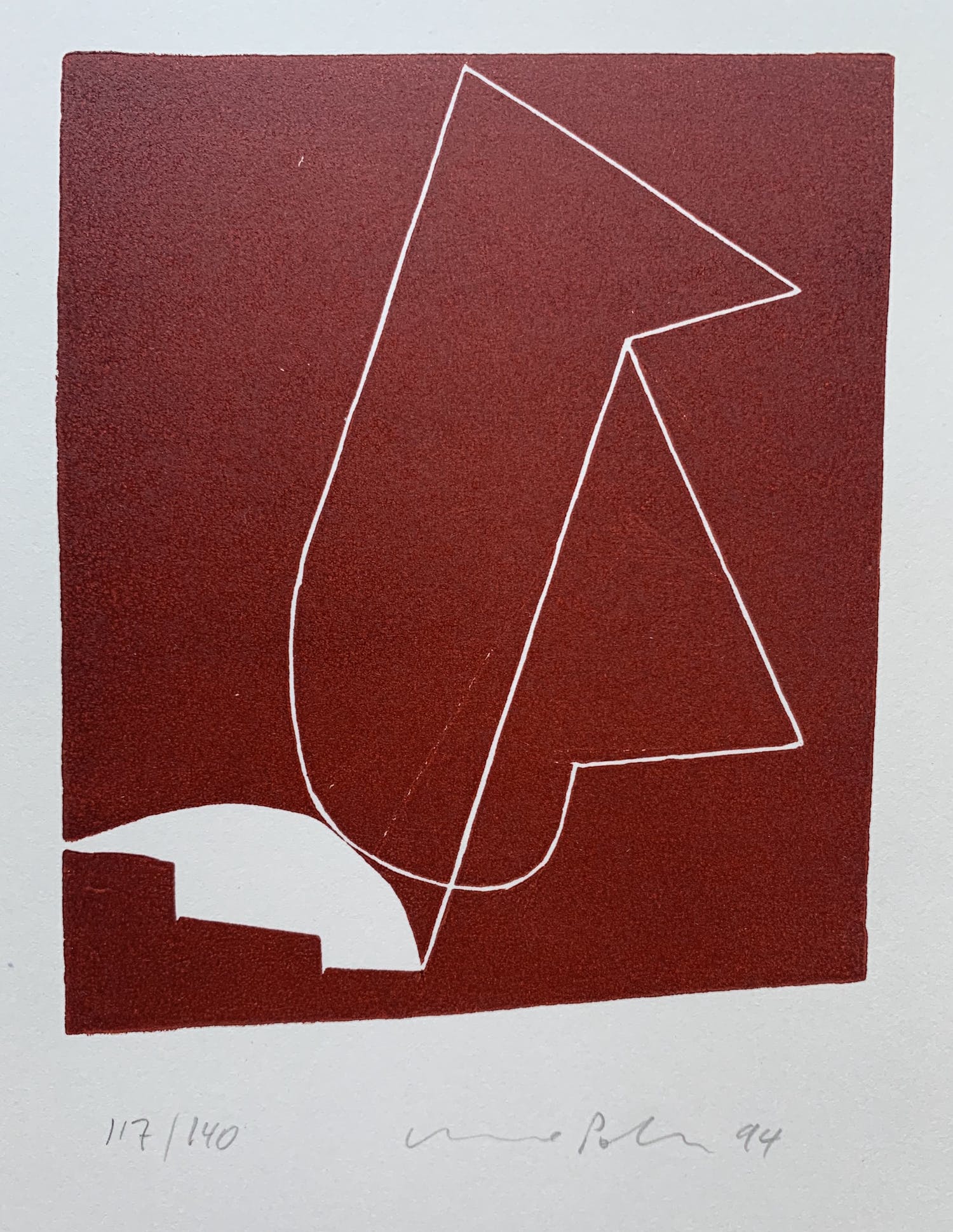 Uwe Poth - Kleurenzeefdruk | 'Zonder titel' | 1994 Verkocht ...