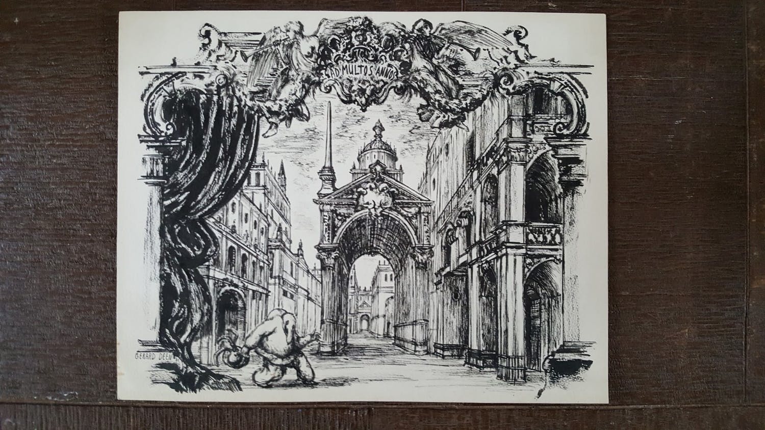 Gerard Deen - Ad Multos Annos, 1971 kopen? Bied vanaf 25! | Kunstveiling.nl