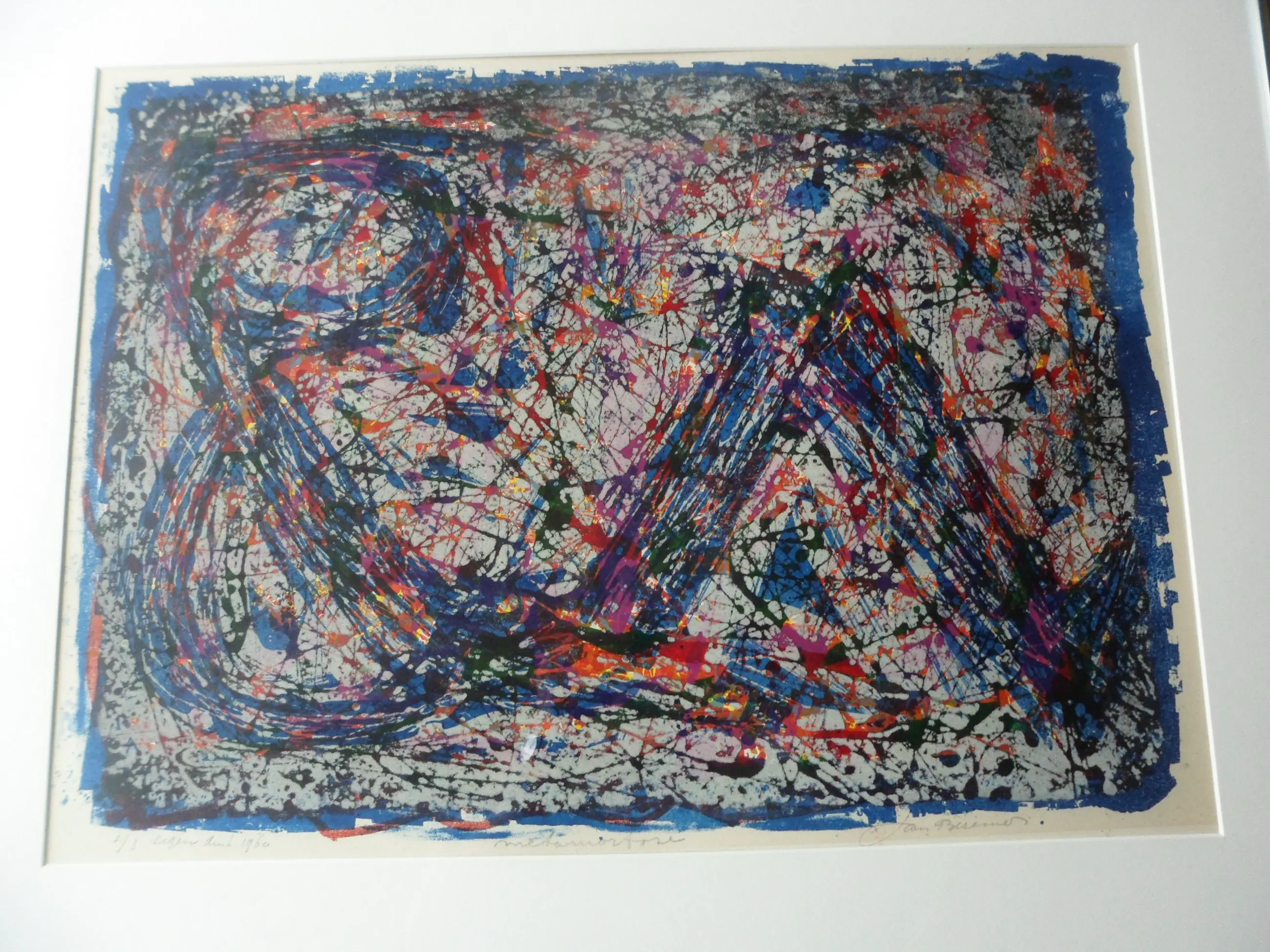 Jan Bezemer - Kleurenlitho: Titel : Metamorfose. Uit 1960. slechts 3 ...