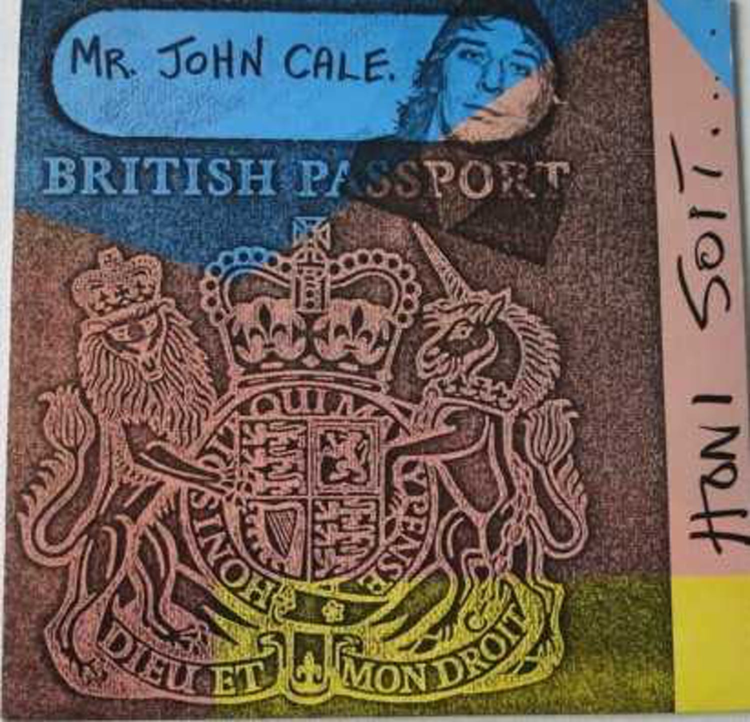 Andy Warhol - Mr. John Cale - Honi Soit - Rare Verkocht | Kunstveiling.nl