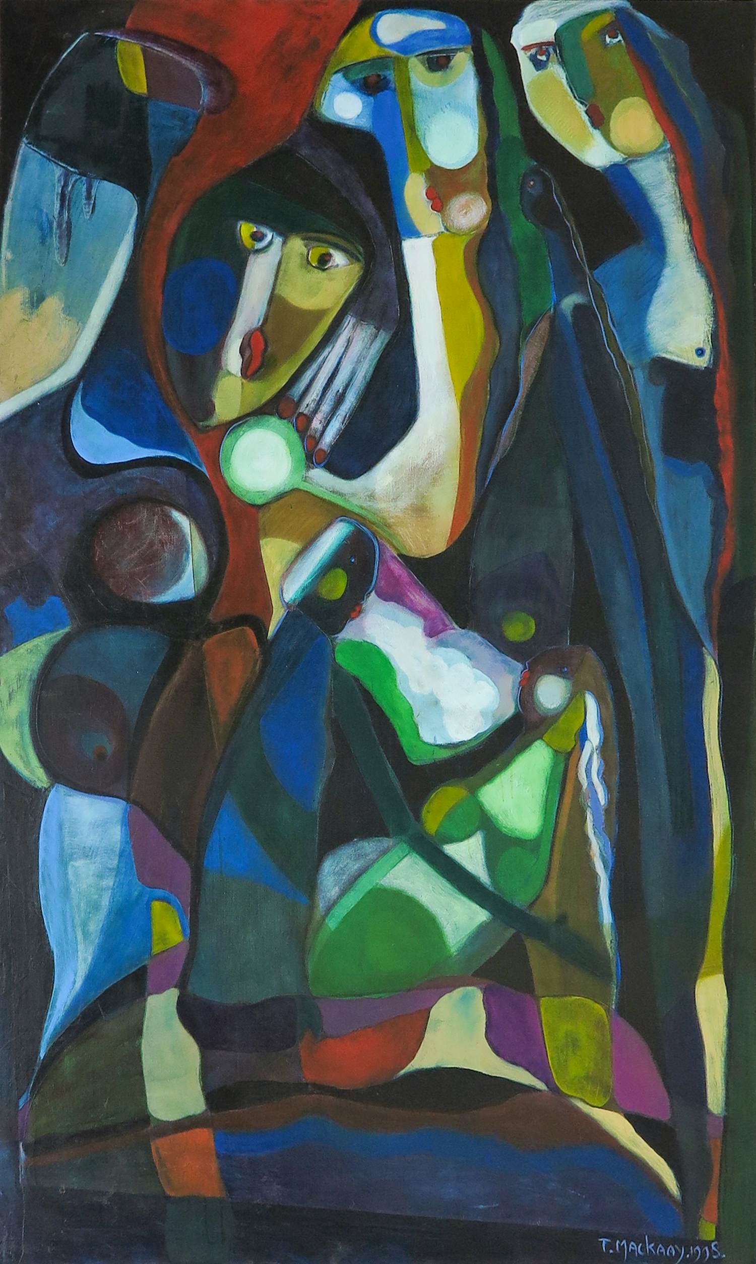 Theo Mackaay Olieverf Op Doek Compositie Met Figuren Zeer Groot Theo Mackaay Olieverf Op Doek Compositie Met Figuren Zeer Groot