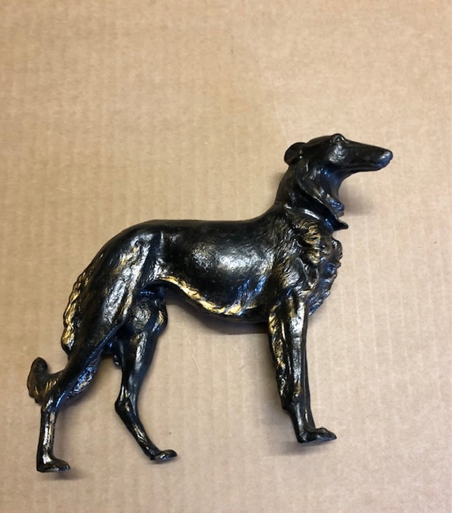 Brons - Sculptuur Bronzen Hond - Beeld Verkocht | Kunstveiling.nl
