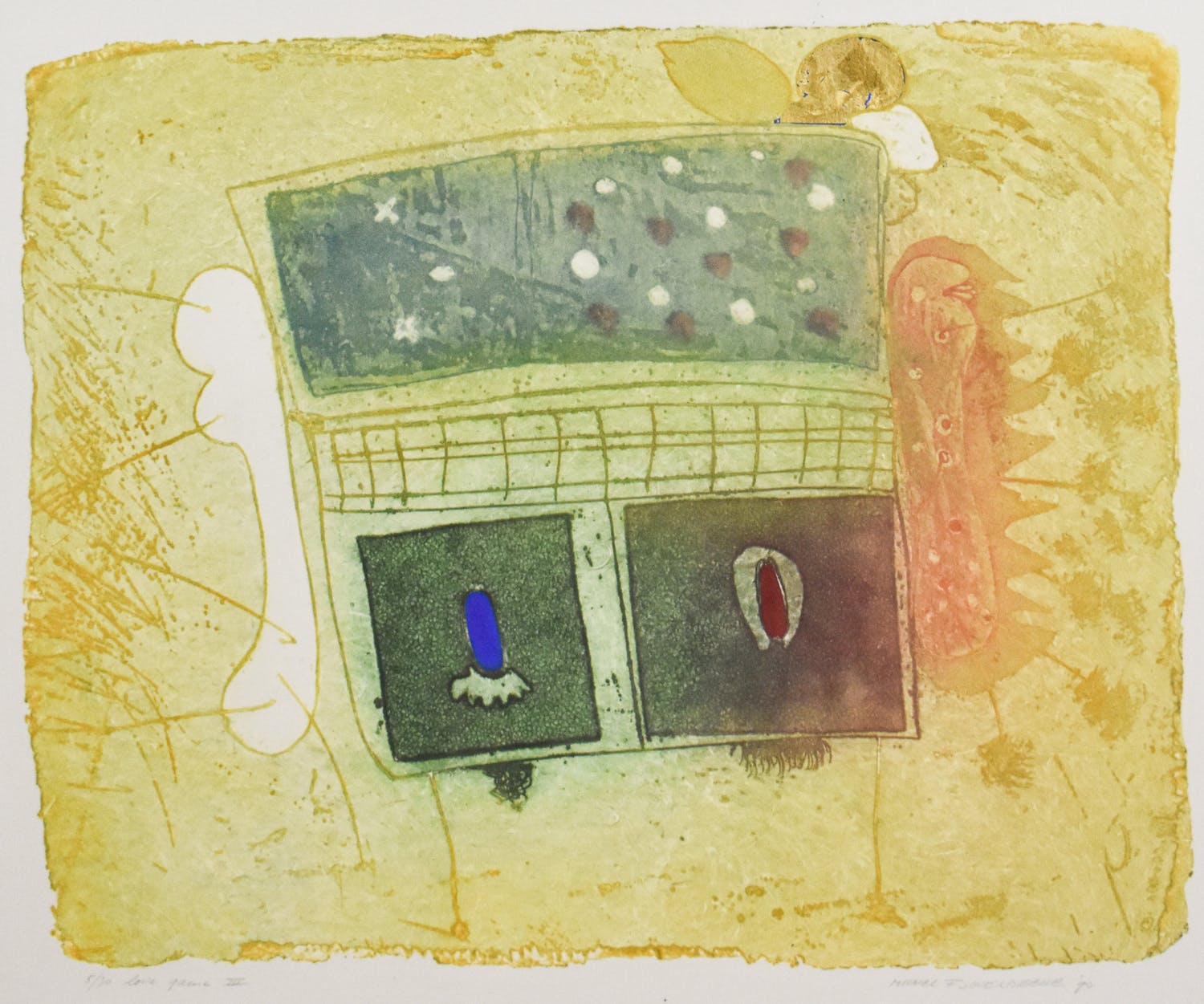 Michel van Overbeeke - Love game III - ingelijst Verkocht | Kunstveiling.nl