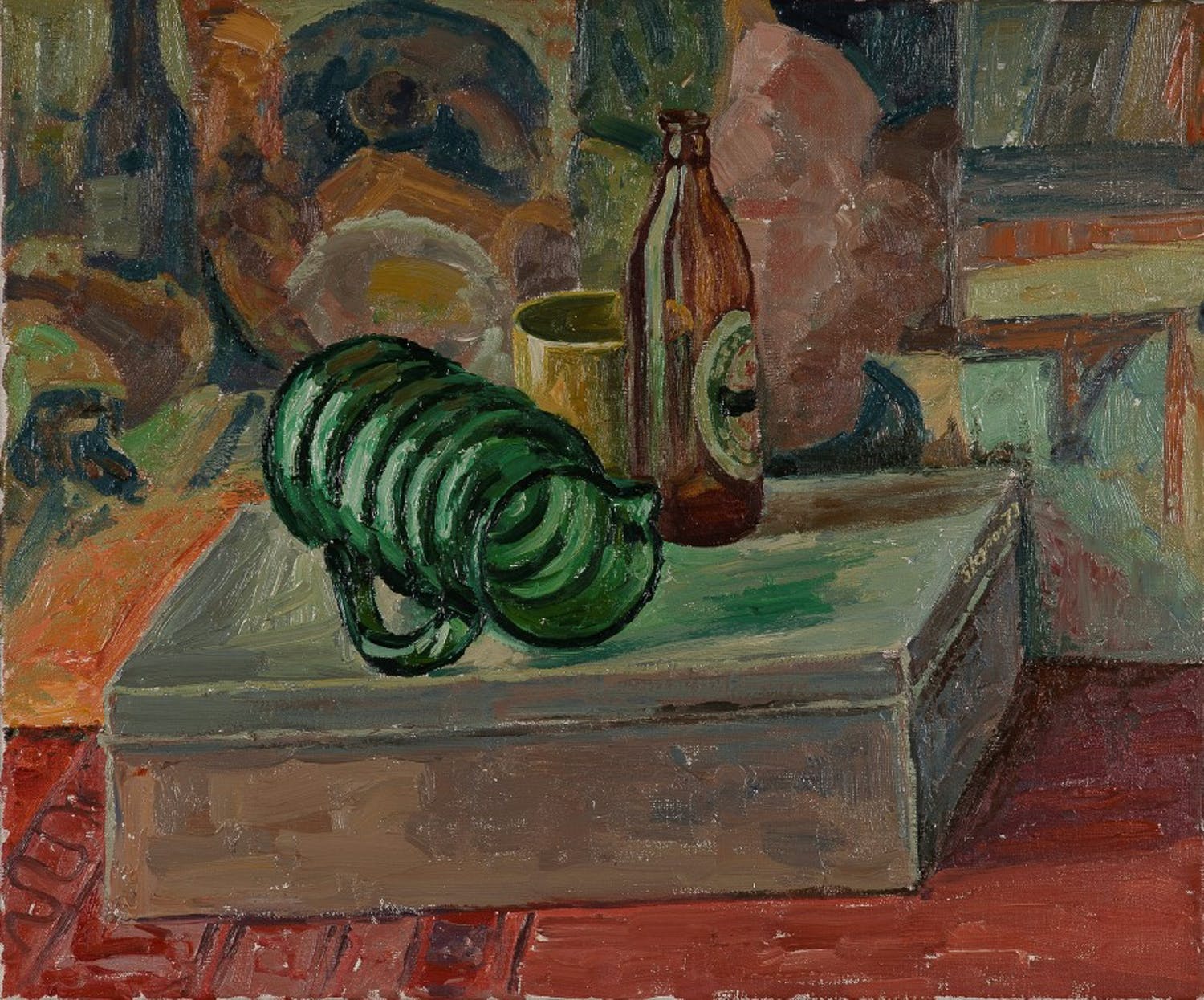 Peter Stegman - Stilleven I - 1973 - olieverf op doek - BKR Amsterdam ...