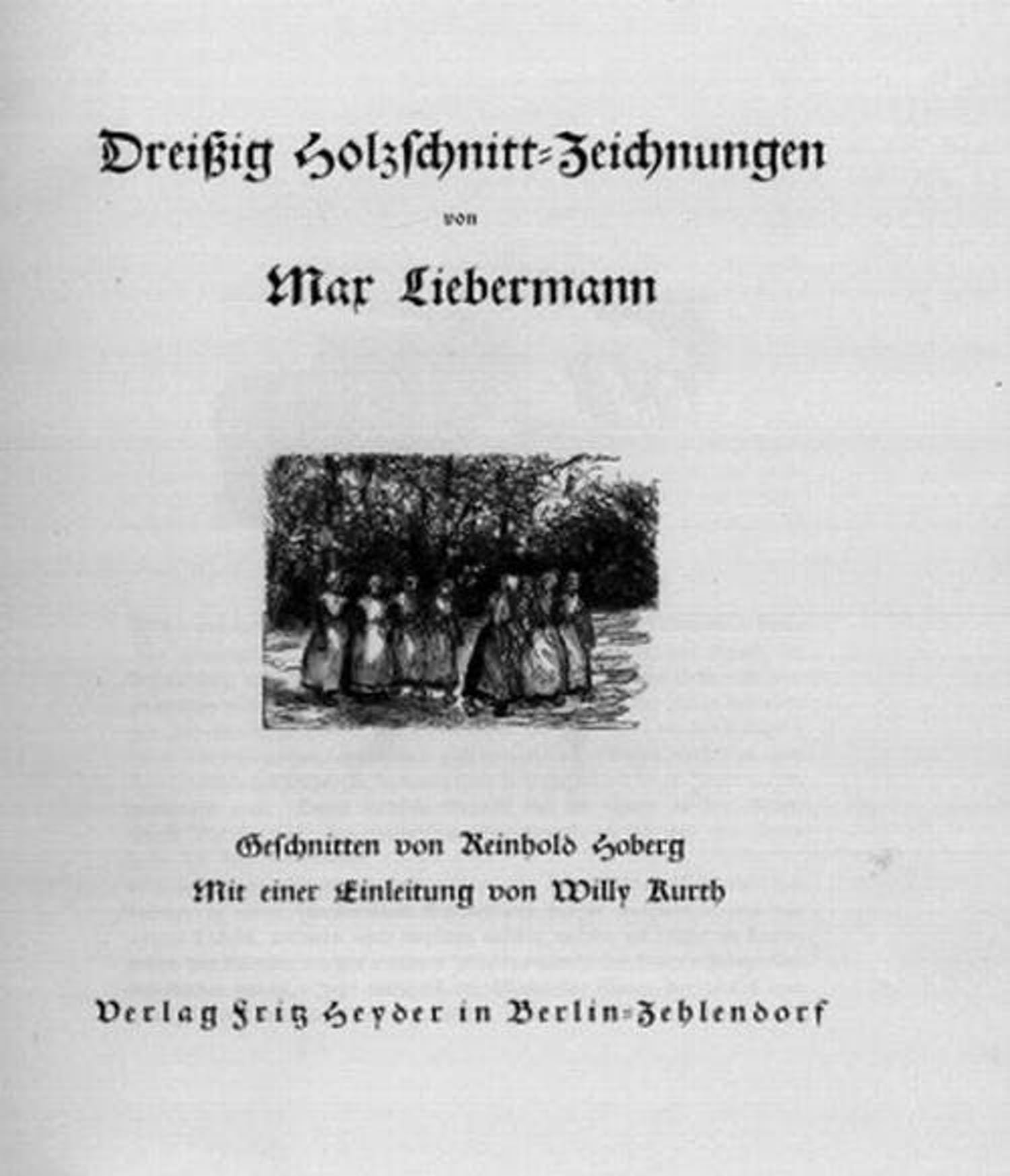 Max Liebermann - Liebermann. 1922 - 30 Holzschnitt-Zeichn. kopen? Bied vanaf 1499! | Kunstveiling.nl