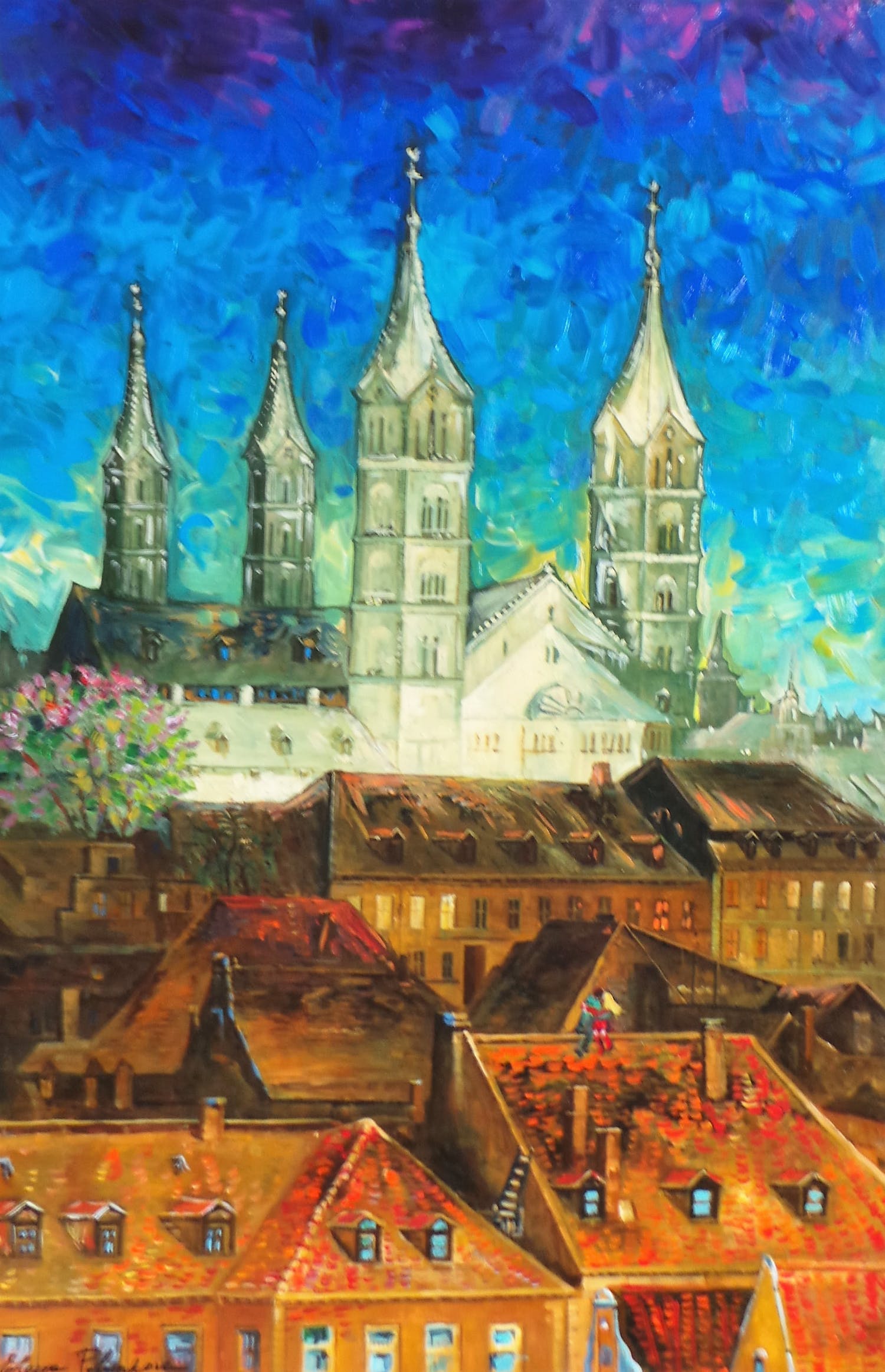 Elena Polyakova - Warm evening Verkocht | Kunstveiling.nl