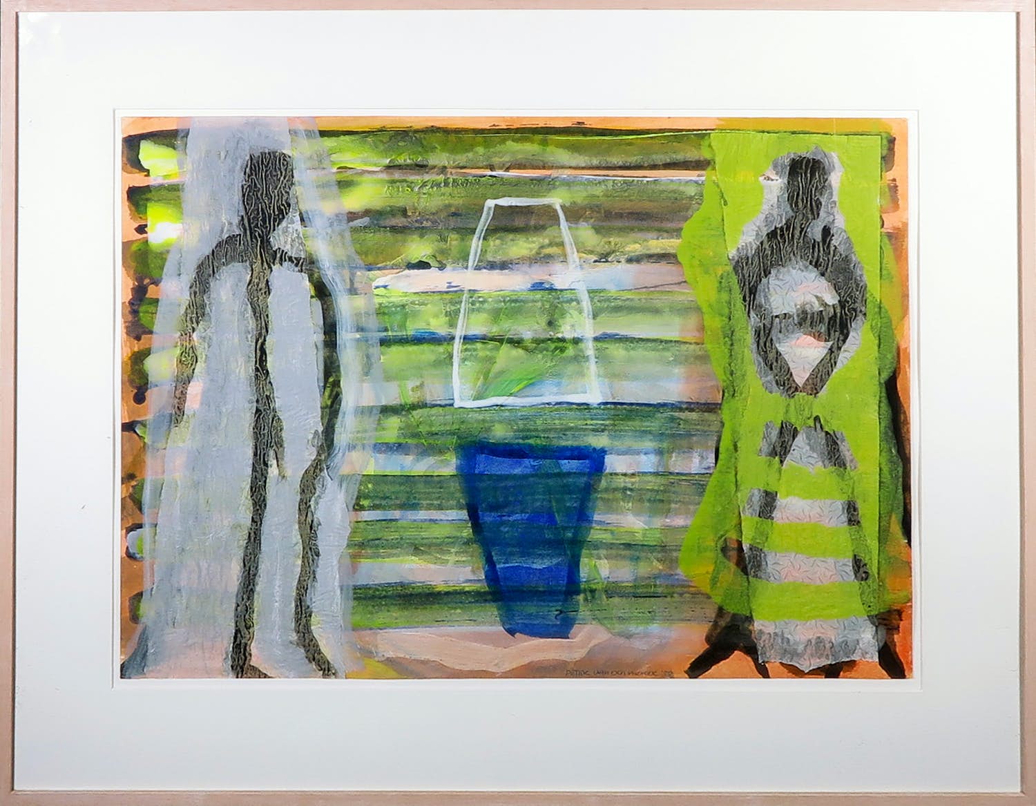 Peter van den Akker - Gemengde techniek op papier, The real thing ...