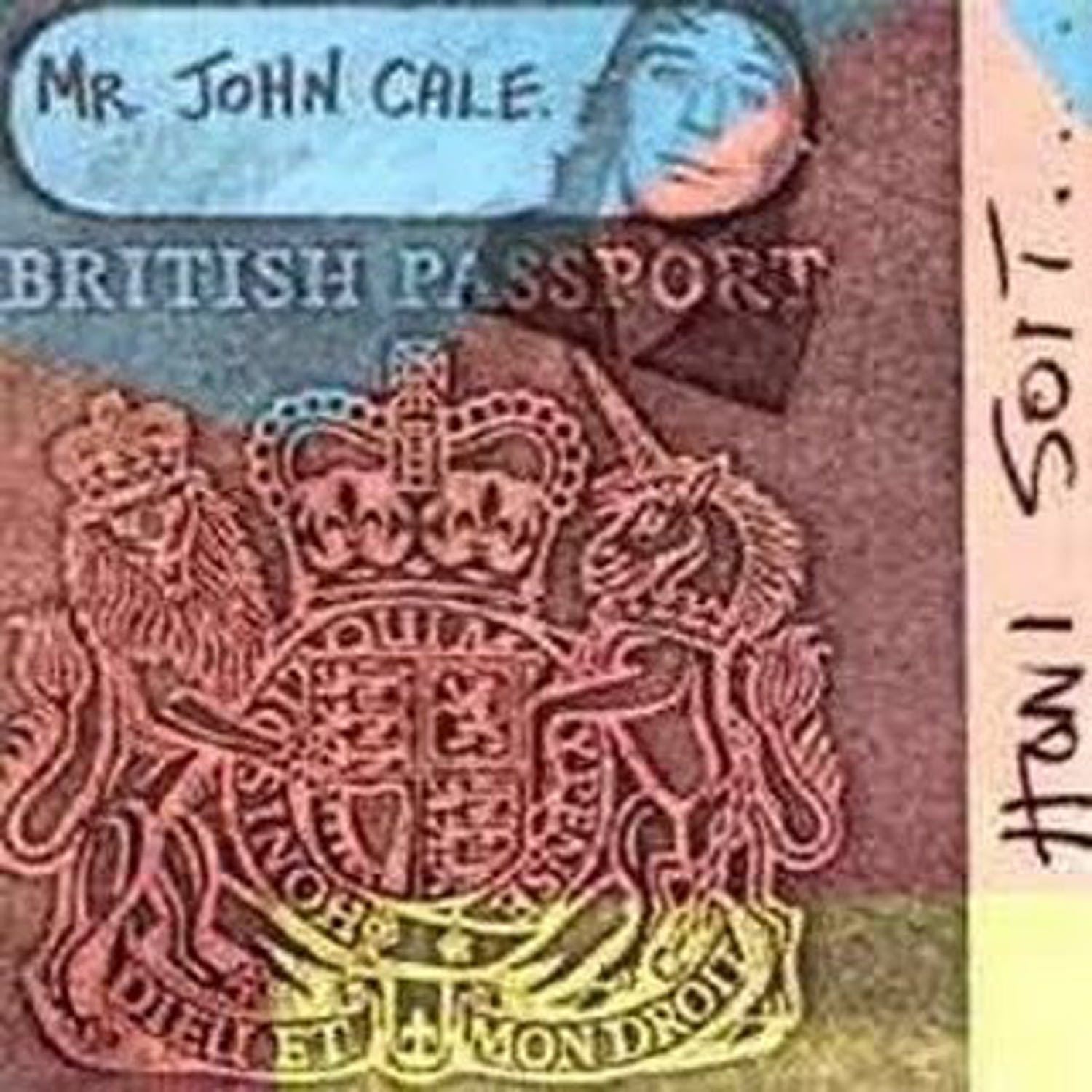 Various artists - Mr. John Cale - Britsh Passport - Honi SOIT Verkocht | Kunstveiling.nl
