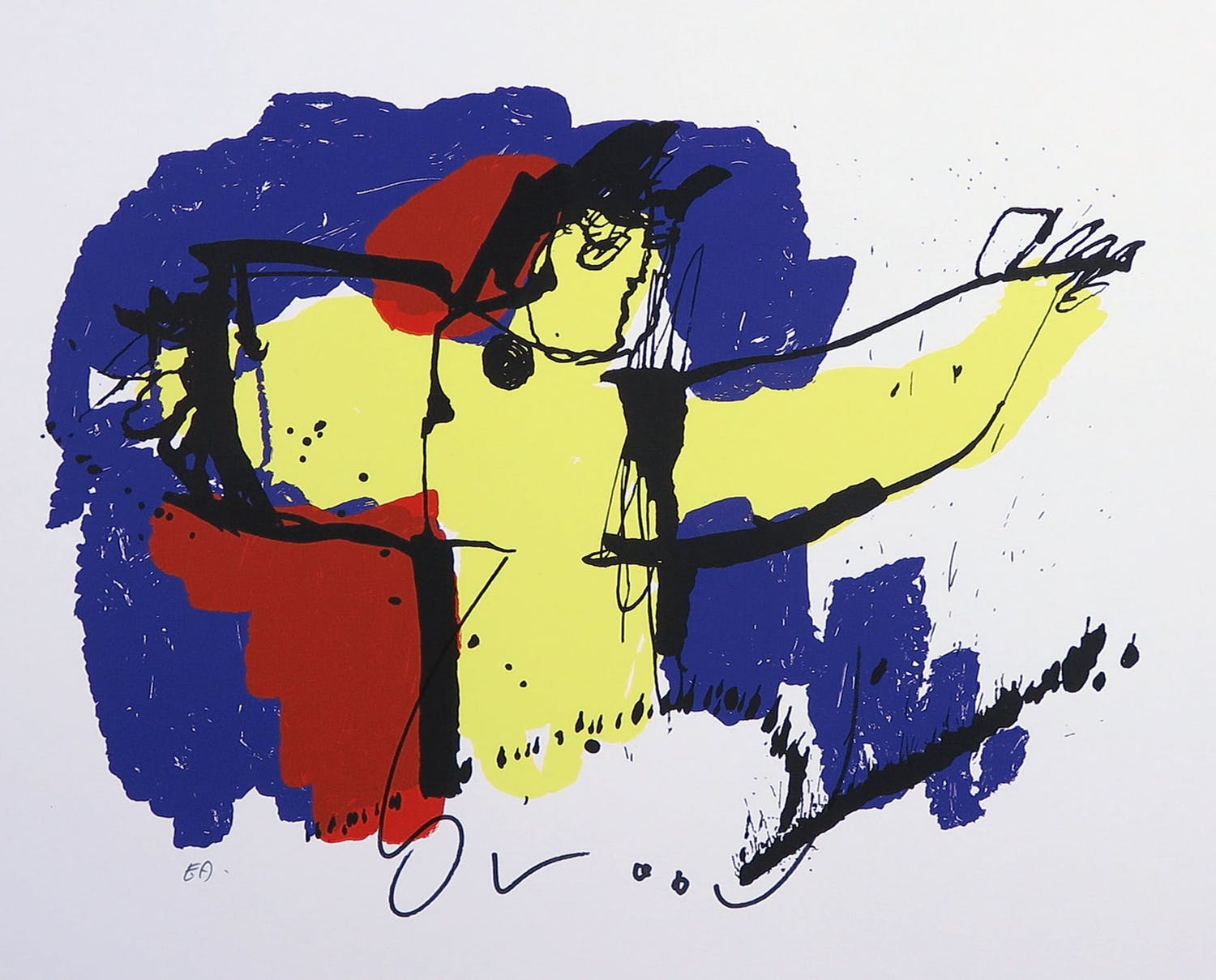 Herman Brood - Zeefdruk, Brasil God Verkocht | Kunstveiling.nl