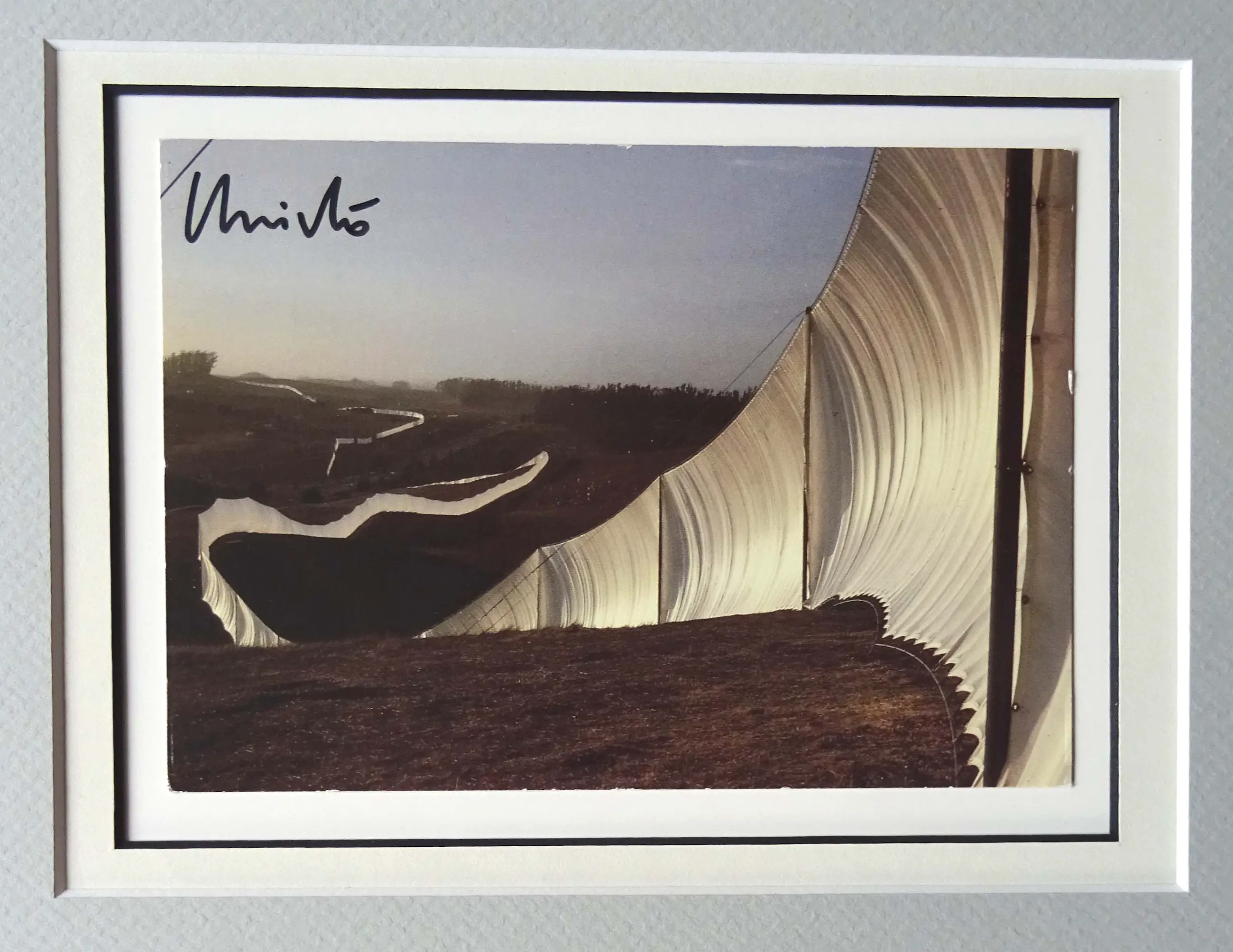 Christo - Collage Project Running Fence - handgesigneerd inc ...