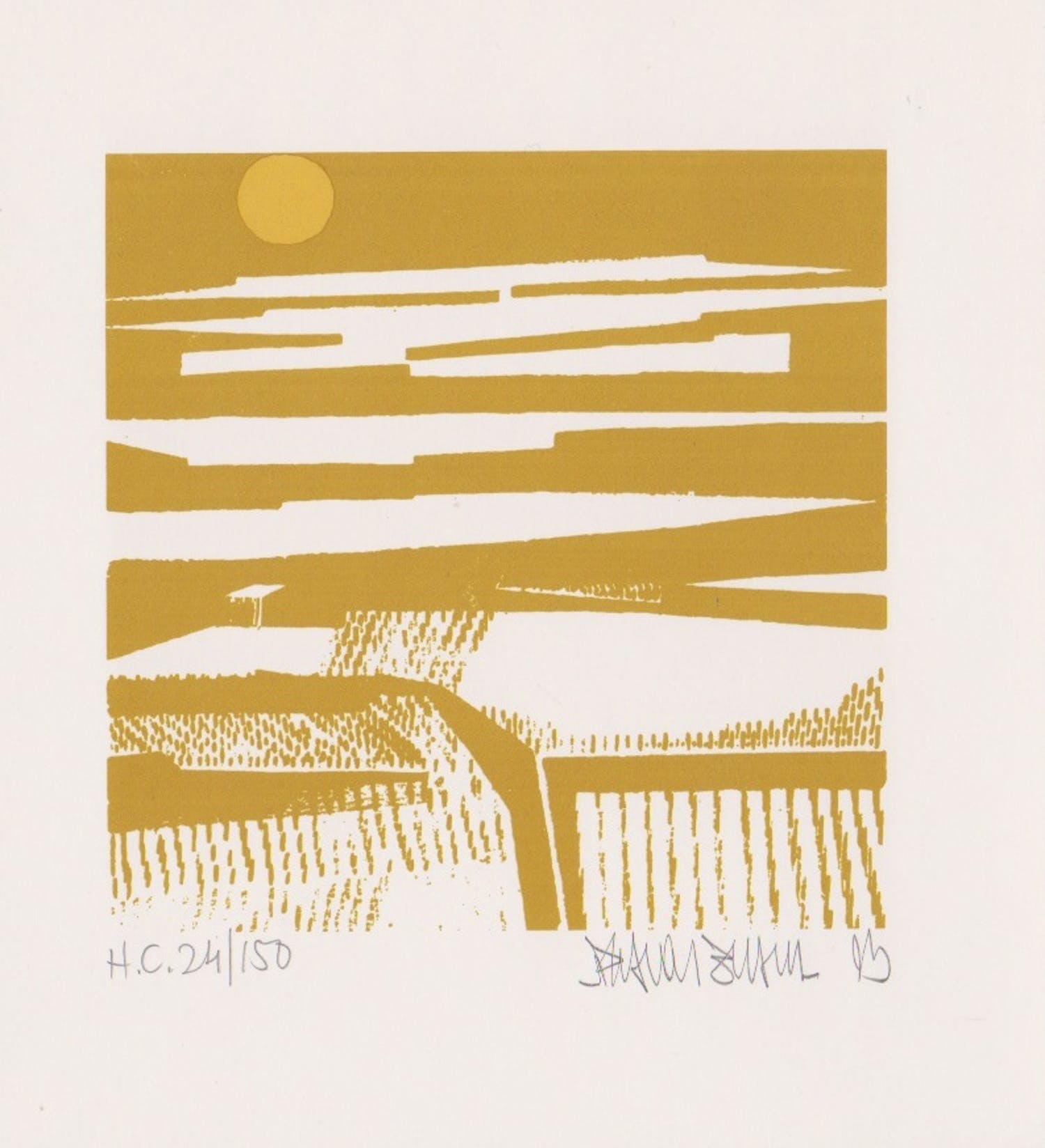 Pascal Besson - Landscape I Verkocht | Kunstveiling.nl