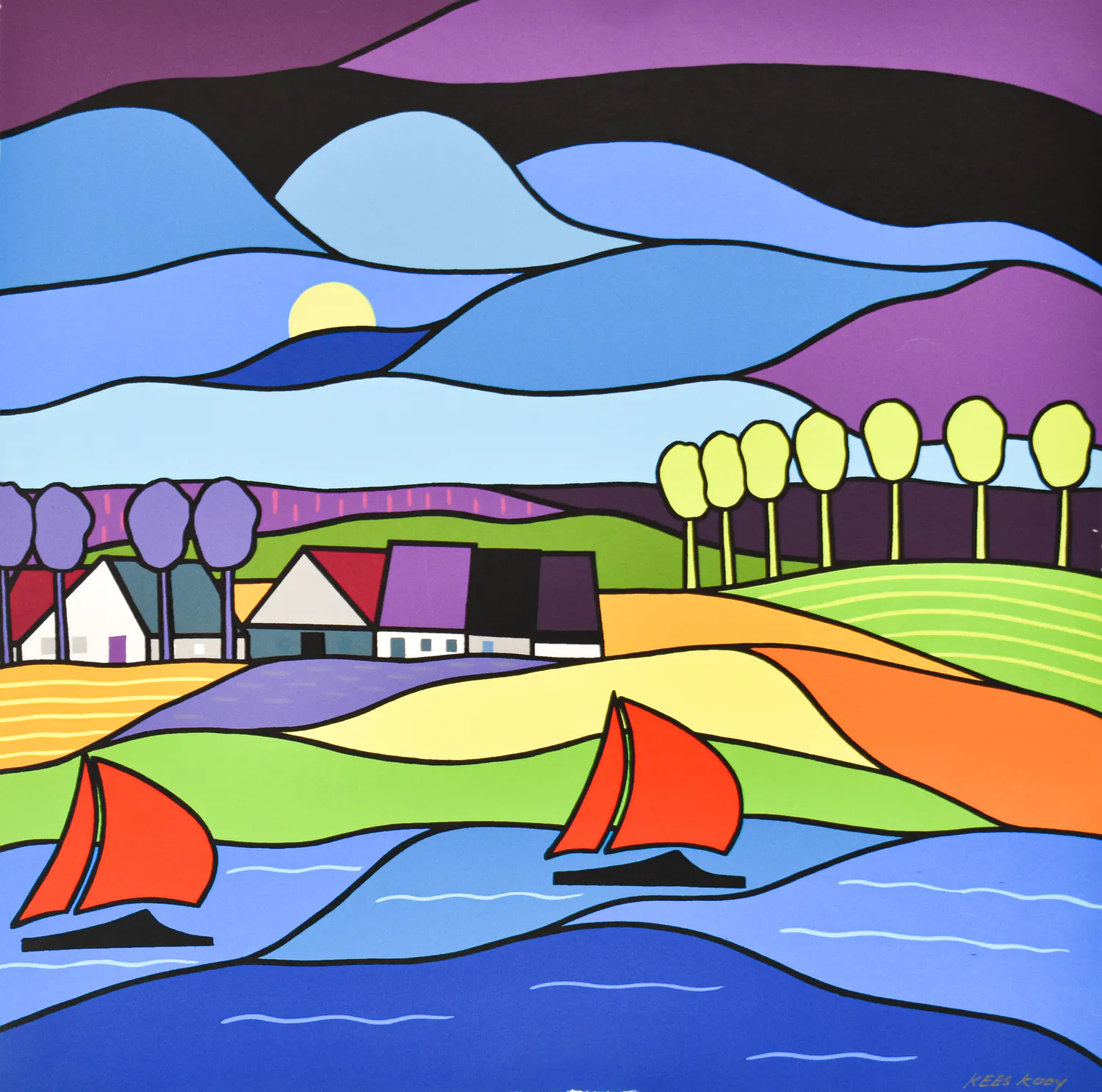 Kees Kooy - Sail Verkocht | Kunstveiling.nl