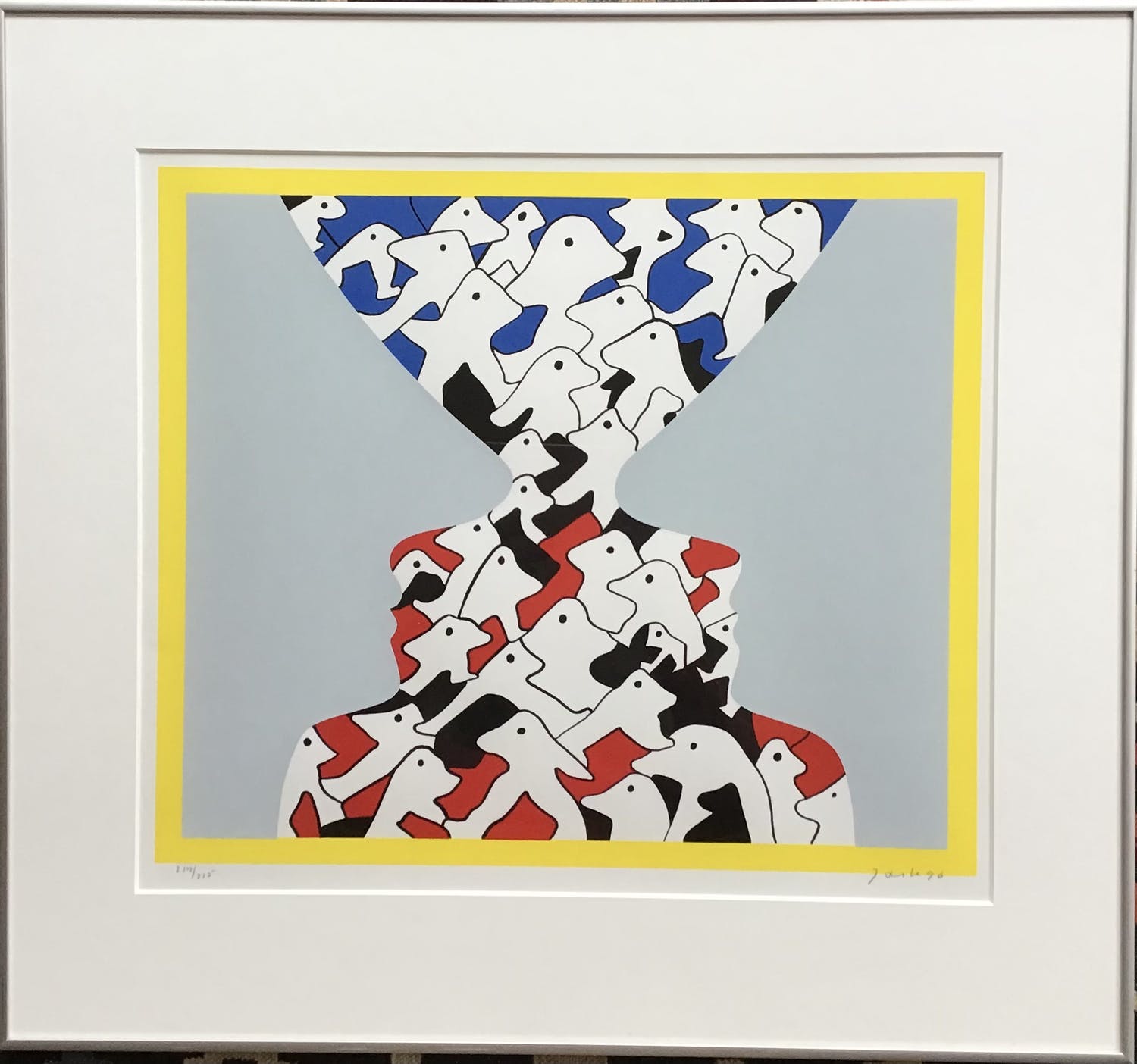 Jan Snoeck - Horizon, gesigneerd en ingelijst Verkocht | Kunstveiling.nl