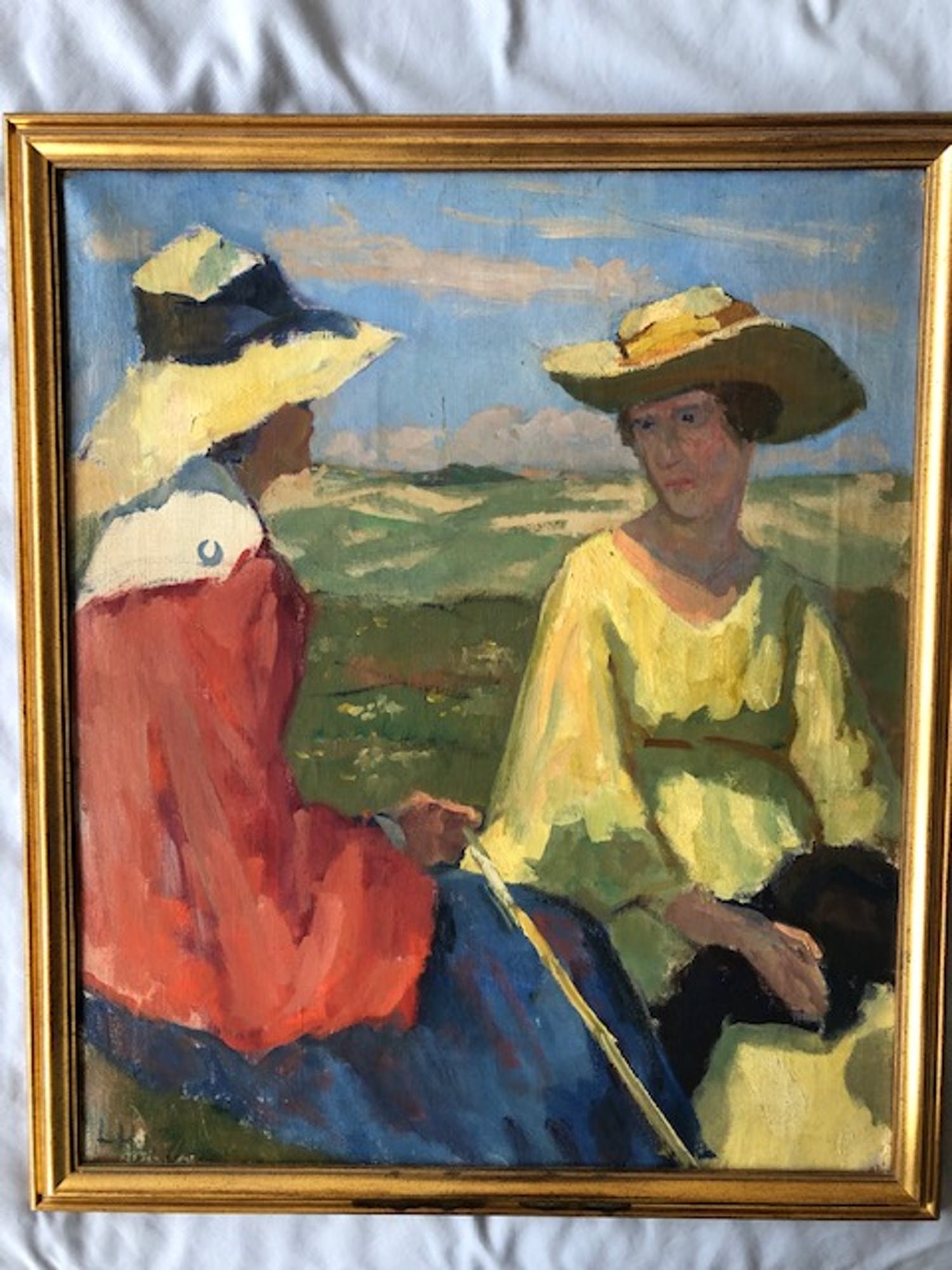 Louis Hartz - Twee vrouwen Verkocht | Kunstveiling.nl