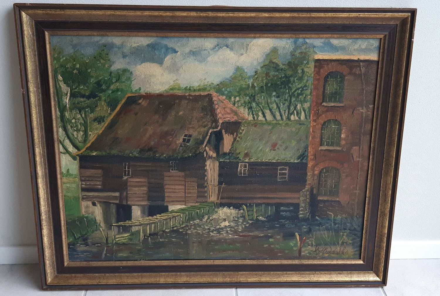 Jan Hendriks - Watermolen kopen? Bied vanaf 75! | Kunstveiling.nl