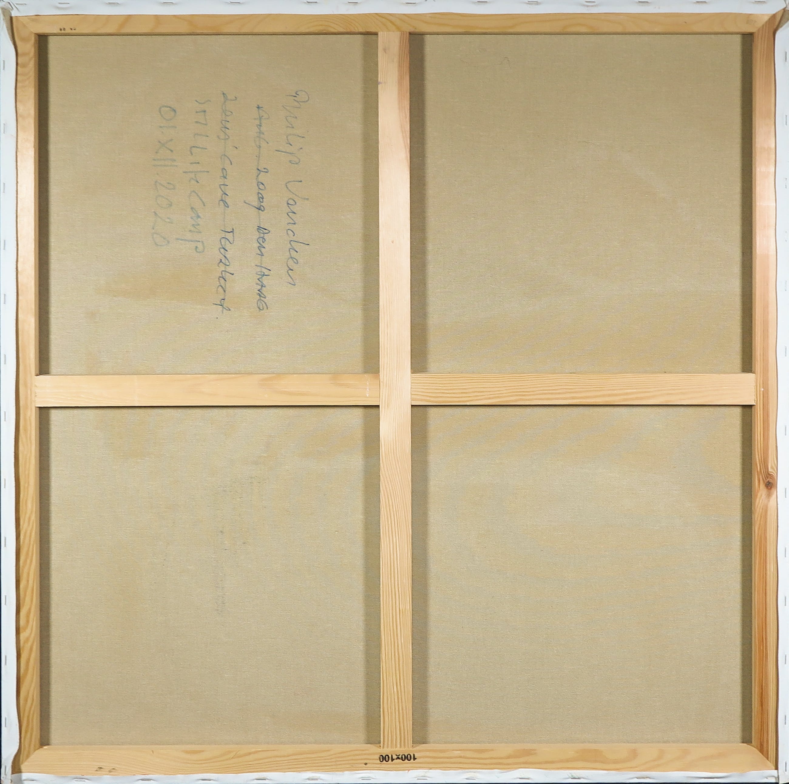 Philip Vencken - Olieverf op doek, Camp (Groot) Verkocht | Kunstveiling.nl