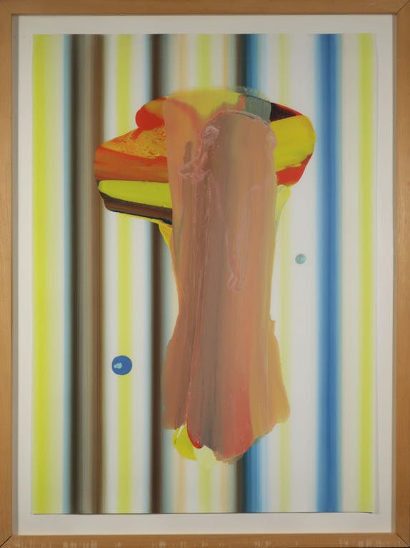 Richard Brouwer - Richard Brouwer: Olieverf op papier, Z.T. - Ingelijst ...