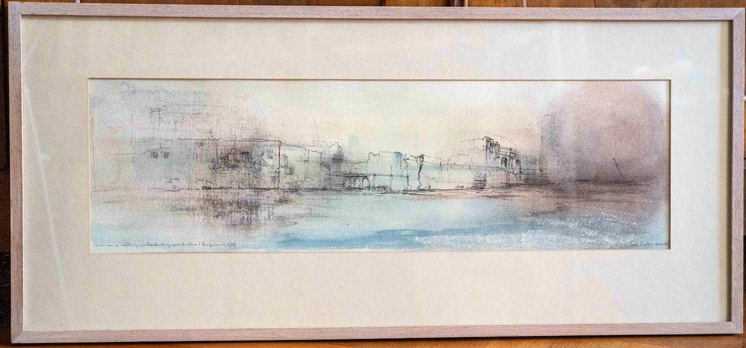 Dirkje Kuik - Studie van de wallen bij het Lepelenburg voor de afbraak ...