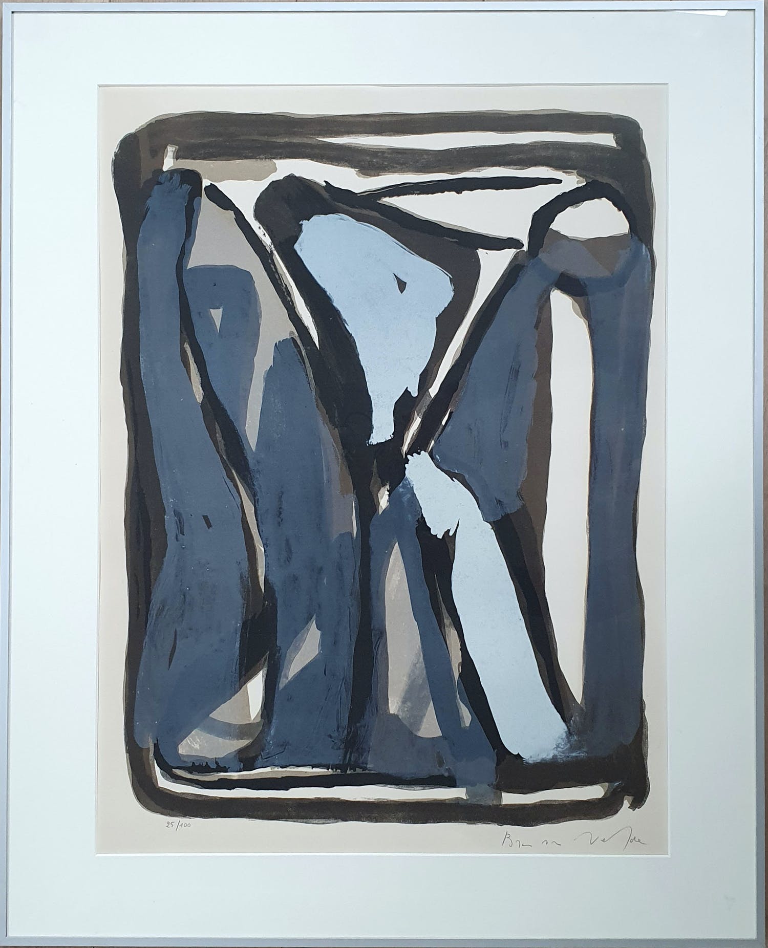 Bram van Velde - Litho - Ingelijst (Groot) sold! View the auction ...