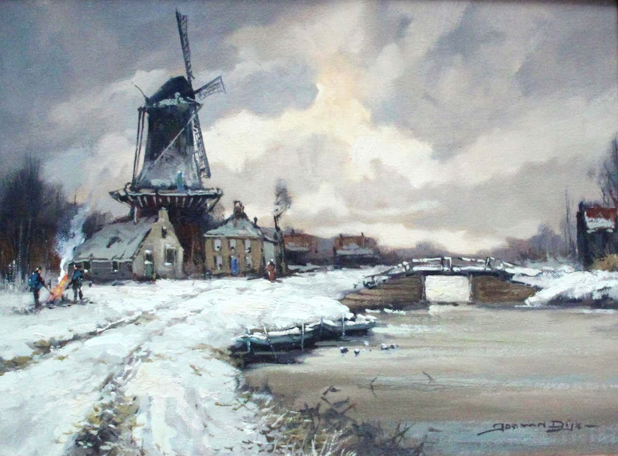 Veilingopbrengsten van Jos van Dijk op Kunstveiling