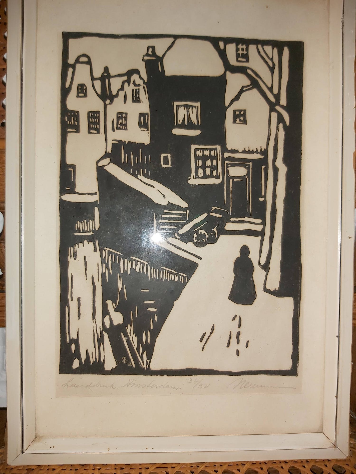 Juul Neumann - handdruk Amsterdam Verkocht | Kunstveiling.nl