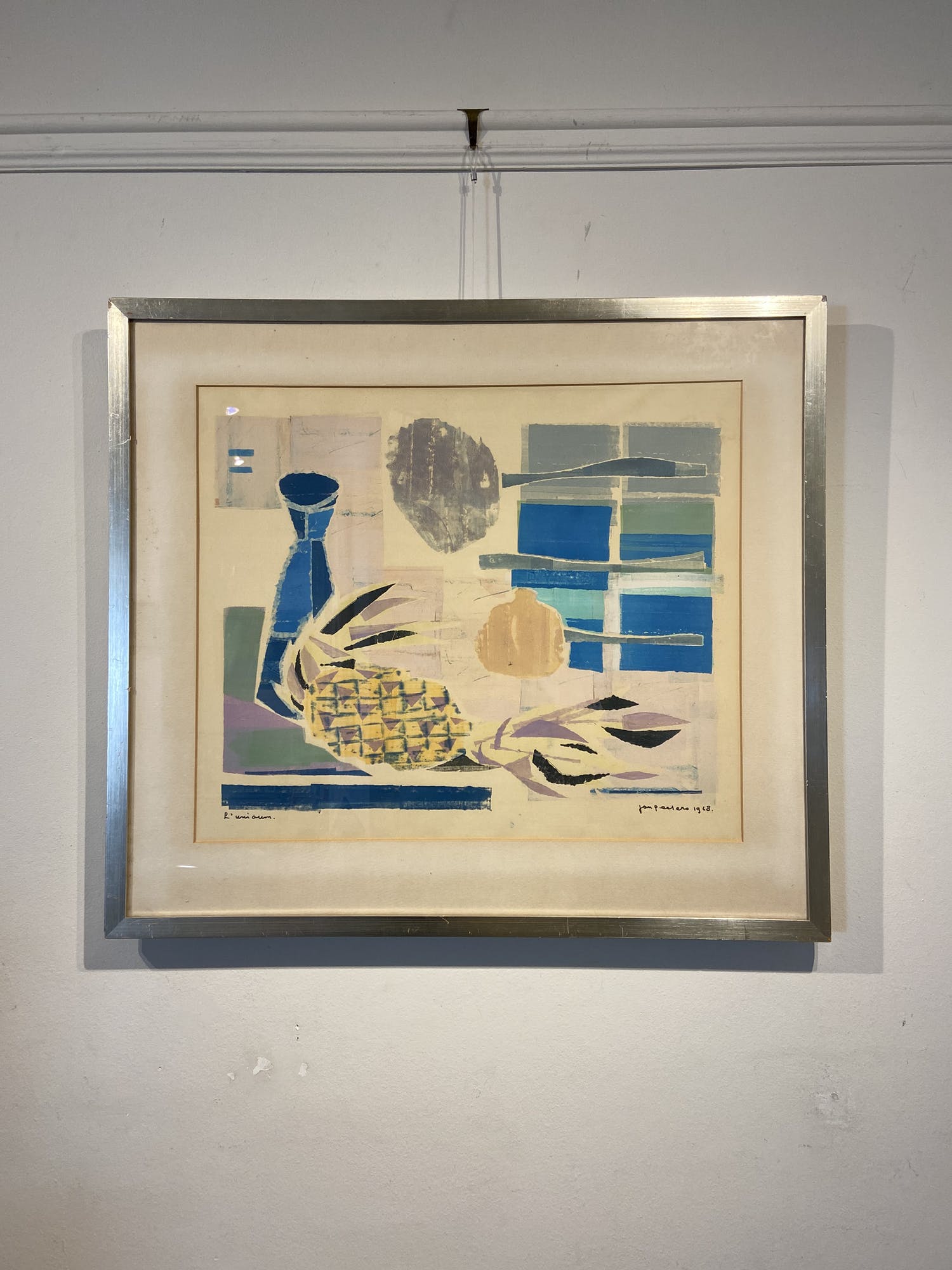 Jan Peeters - Stilleven met ananas Verkocht | Kunstveiling.nl