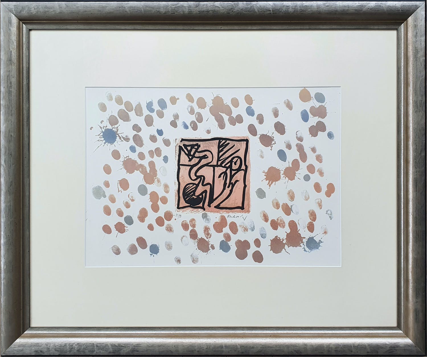 Pierre Alechinsky - Litho - Nieuw ingelijst! (Groot) Verkocht ...