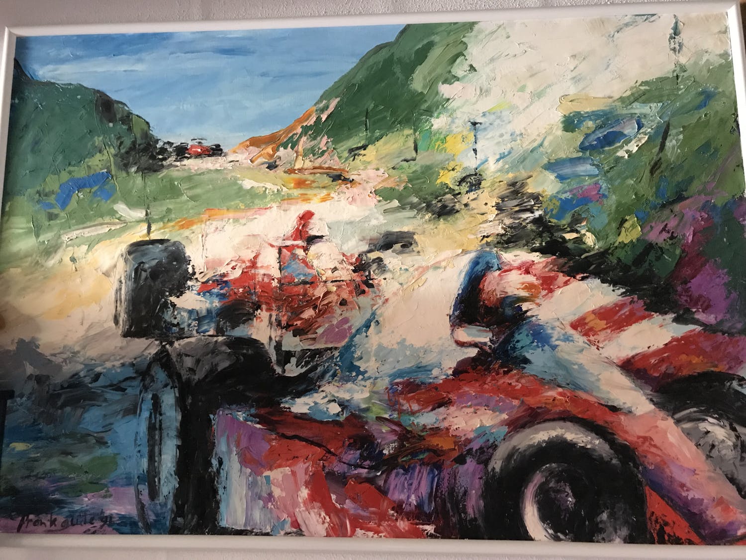 Frank Gude - Formule1 (zeer groot) Verkocht | Kunstveiling.nl