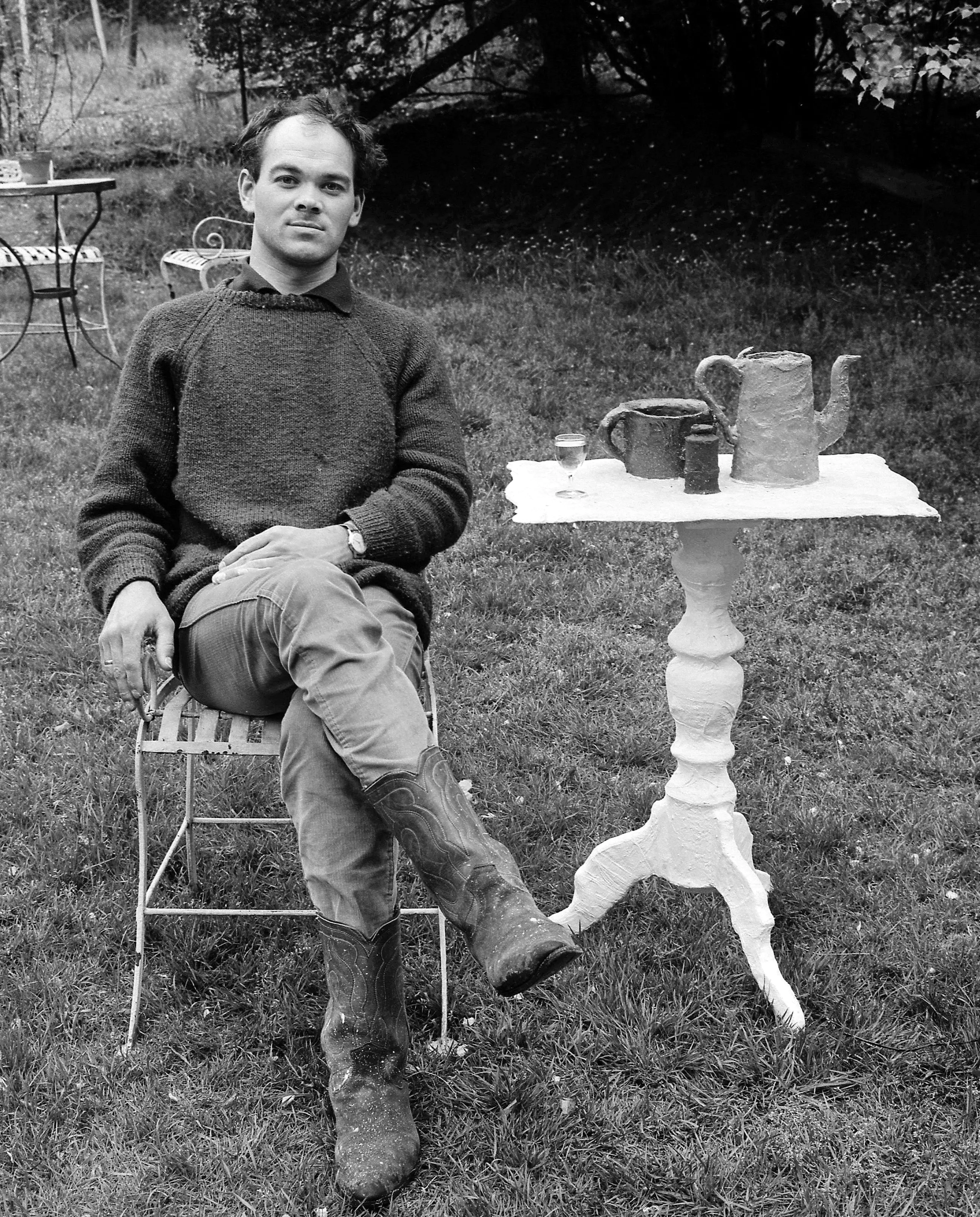 Klaas Gubbels - zt - mixed media (collage en tekening) - 1986 - unica ...