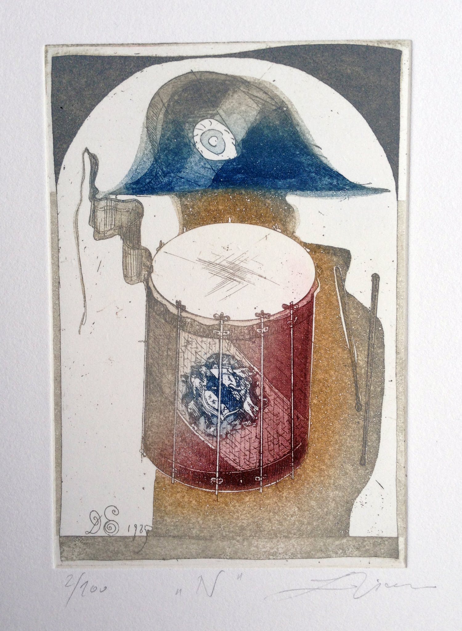 Dan Erceanu - Der Trommler Verkocht | Kunstveiling.nl