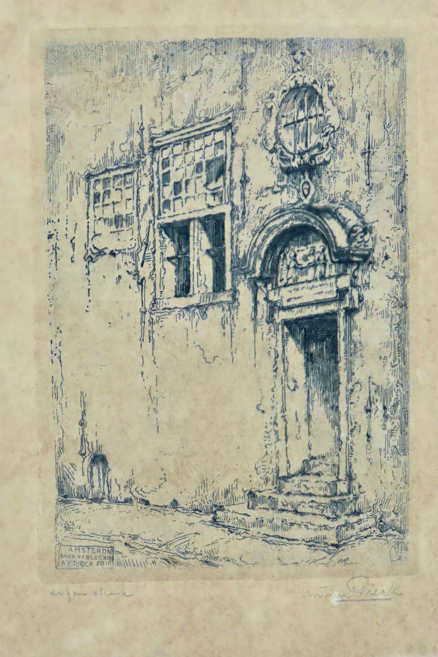 Anton Pieck - Amsterdam - Bank van Leening 1916 kopen? Bied vanaf 125 ...